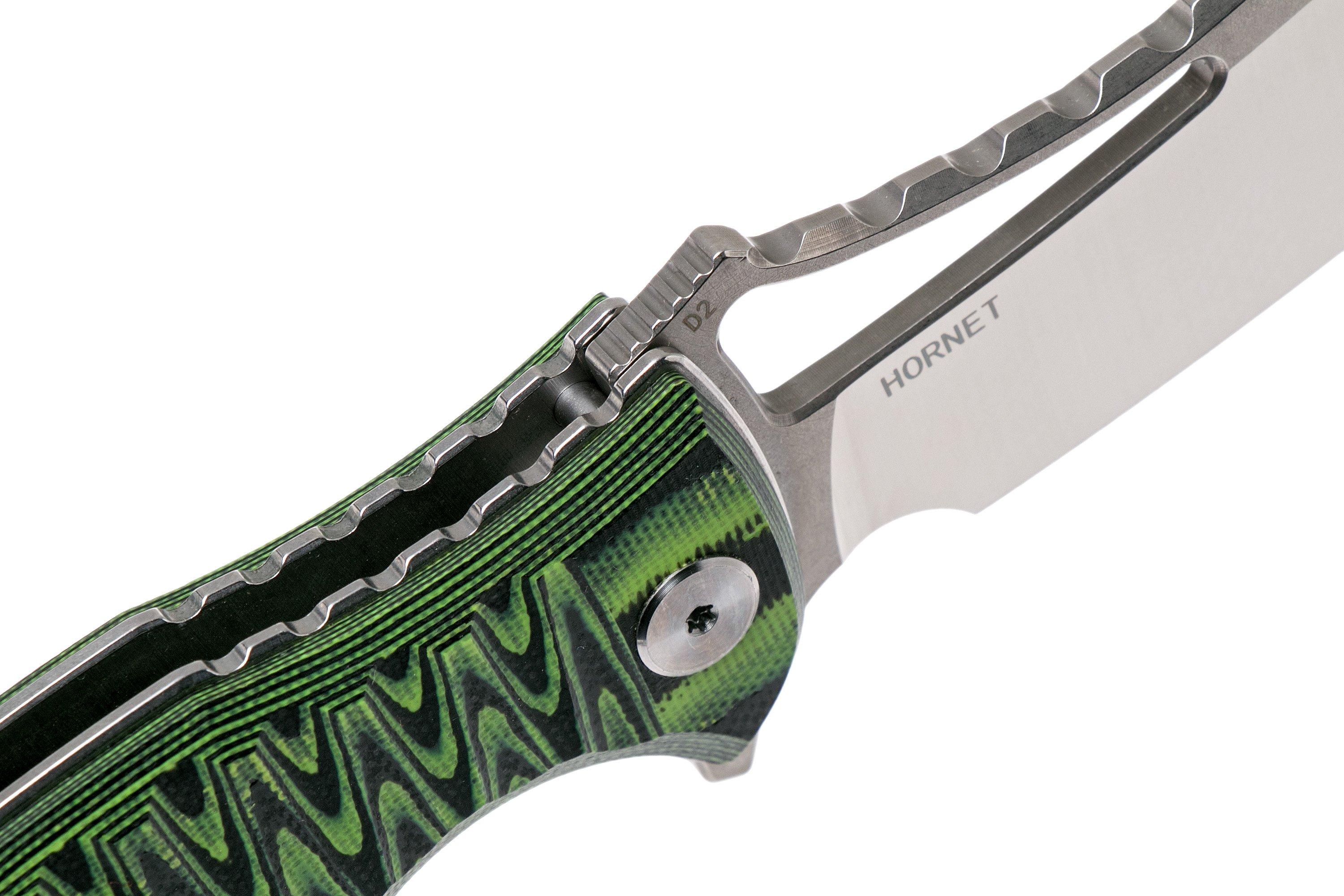 Bestech Knives Hornet Black & Green G10 BG12C coltello da tasca | Fare ...