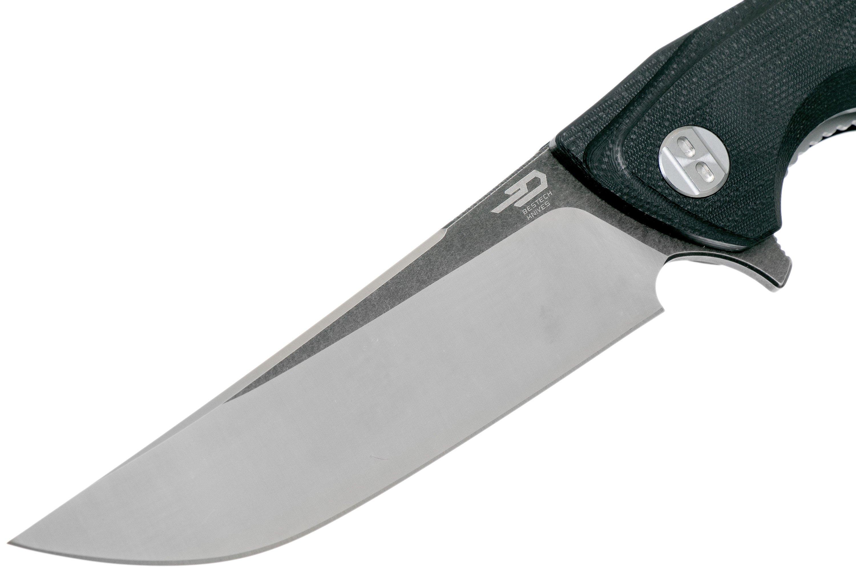 Bestech Paladin Black G10 BG13A-2 pocket knife | Advantageously ...