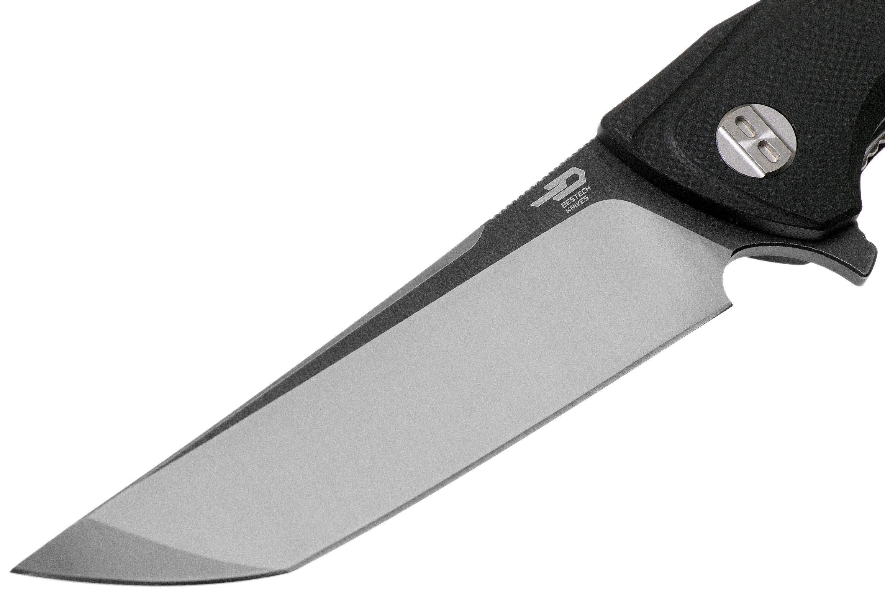 Bestech Paladin Black G10, Two Tone Black BG16A-2 zakmes | Voordelig ...