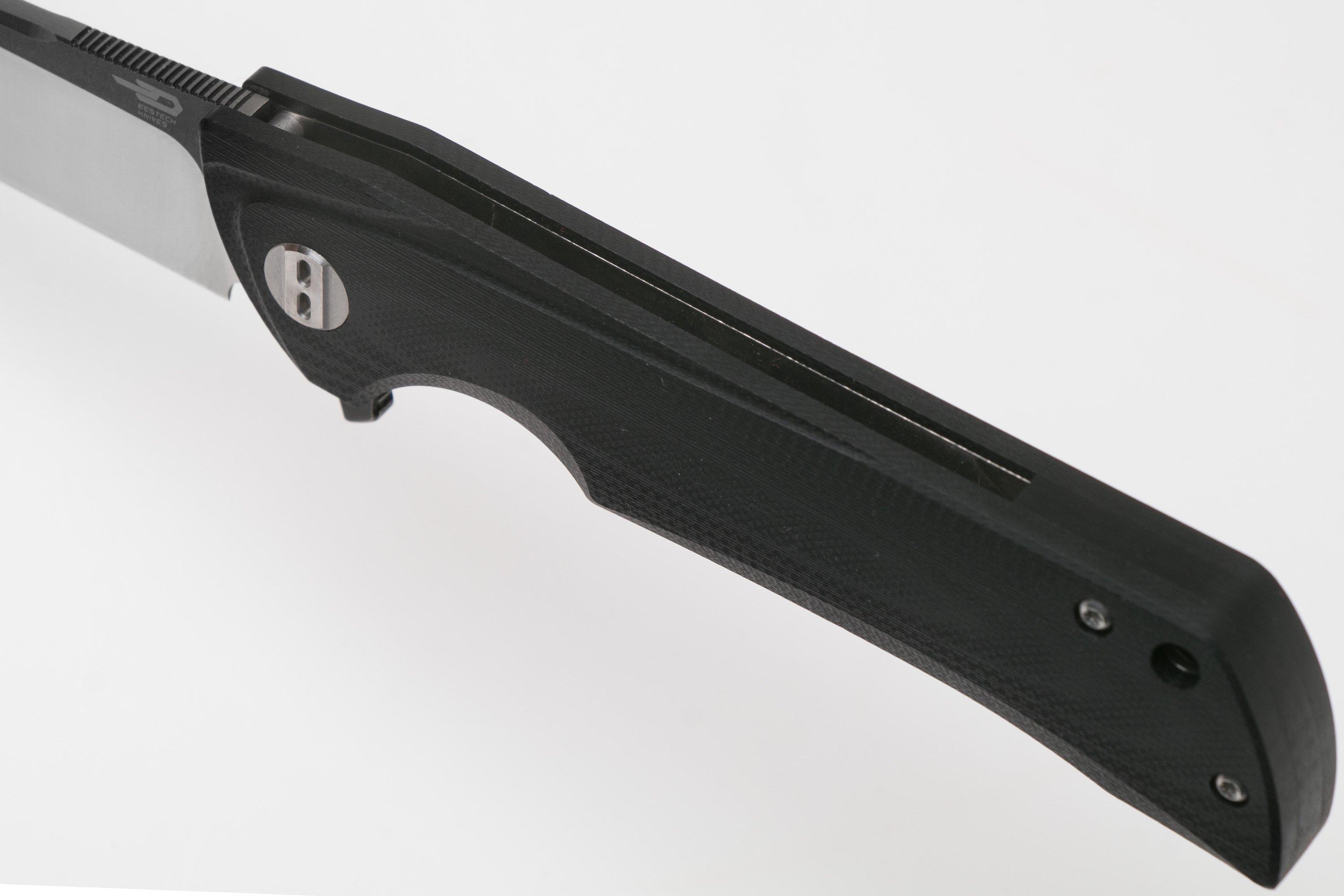 Bestech Paladin Black G10, Two Tone Black BG16A-2 zakmes | Voordelig ...