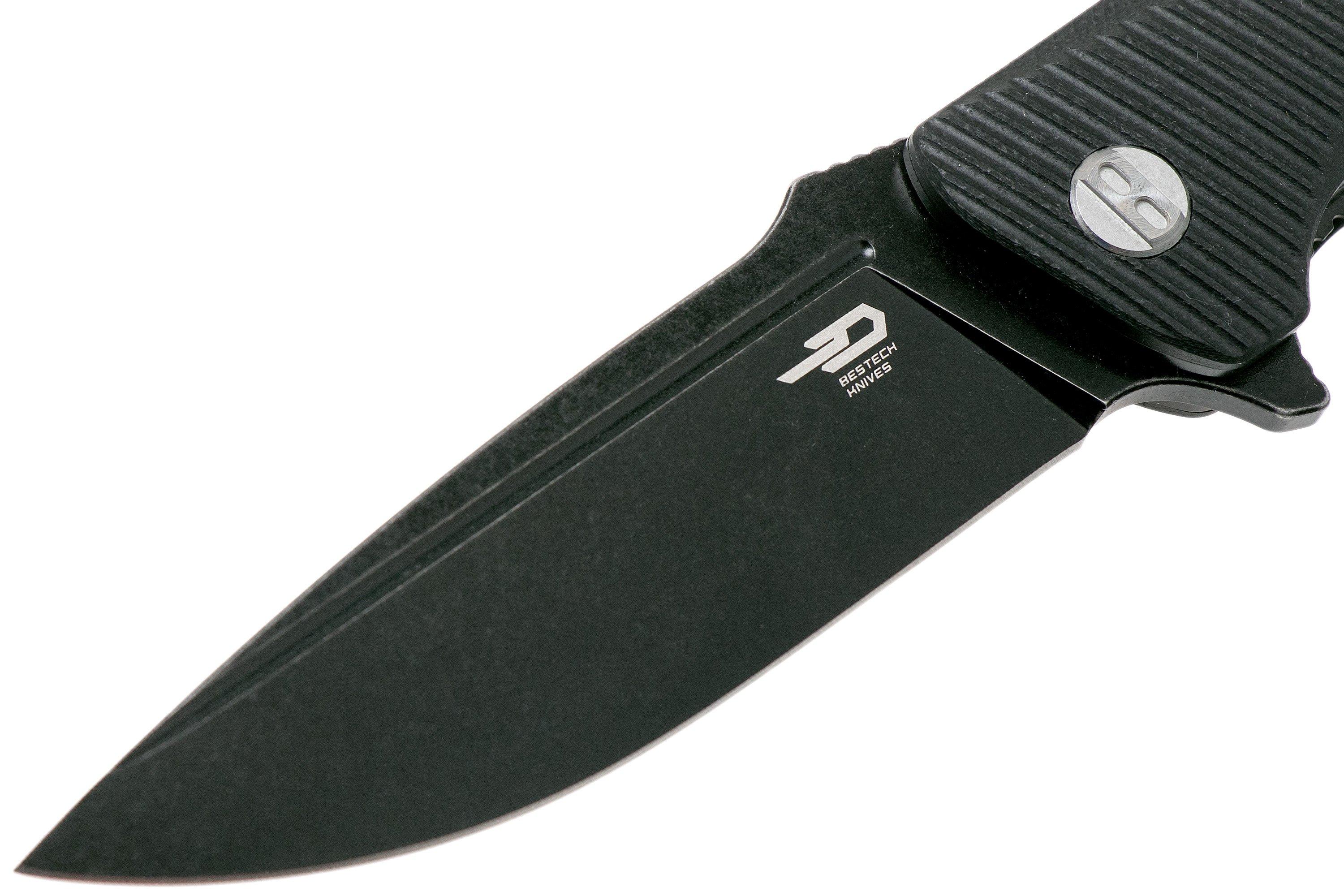 Bestech Mako BG27B Black-Black pocket knife | Advantageously shopping ...