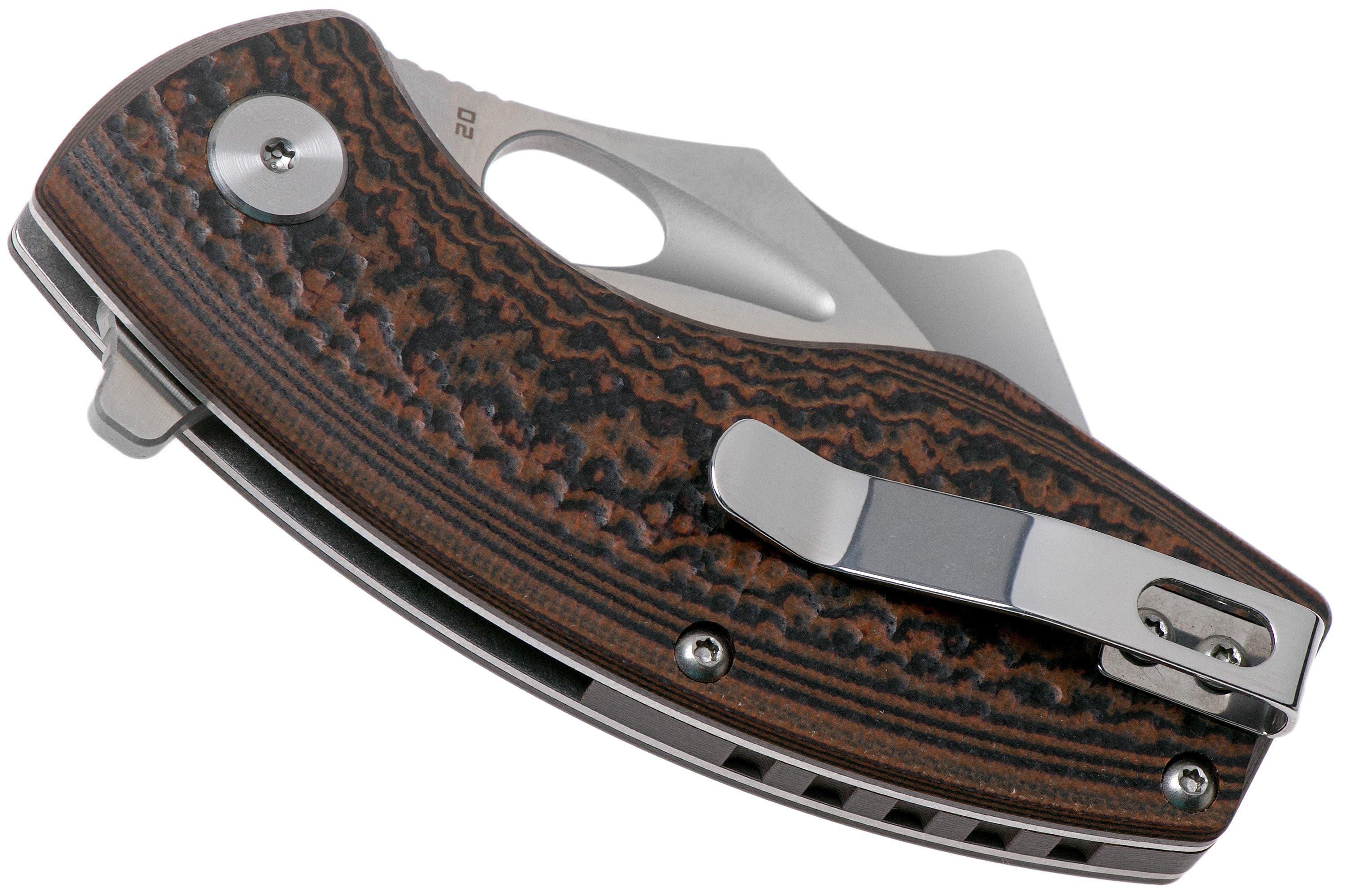 Bestech Lizard BG39A Orange Black G10, Two Tone pocket knife ...