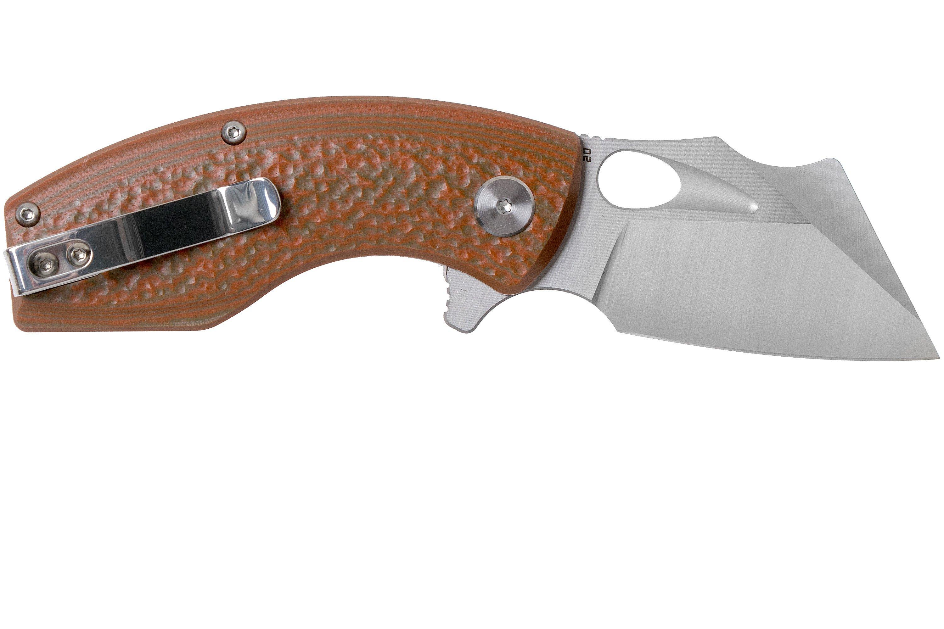 Bestech Lizard BG39B Orange Green G10, Two Tone pocket knife ...