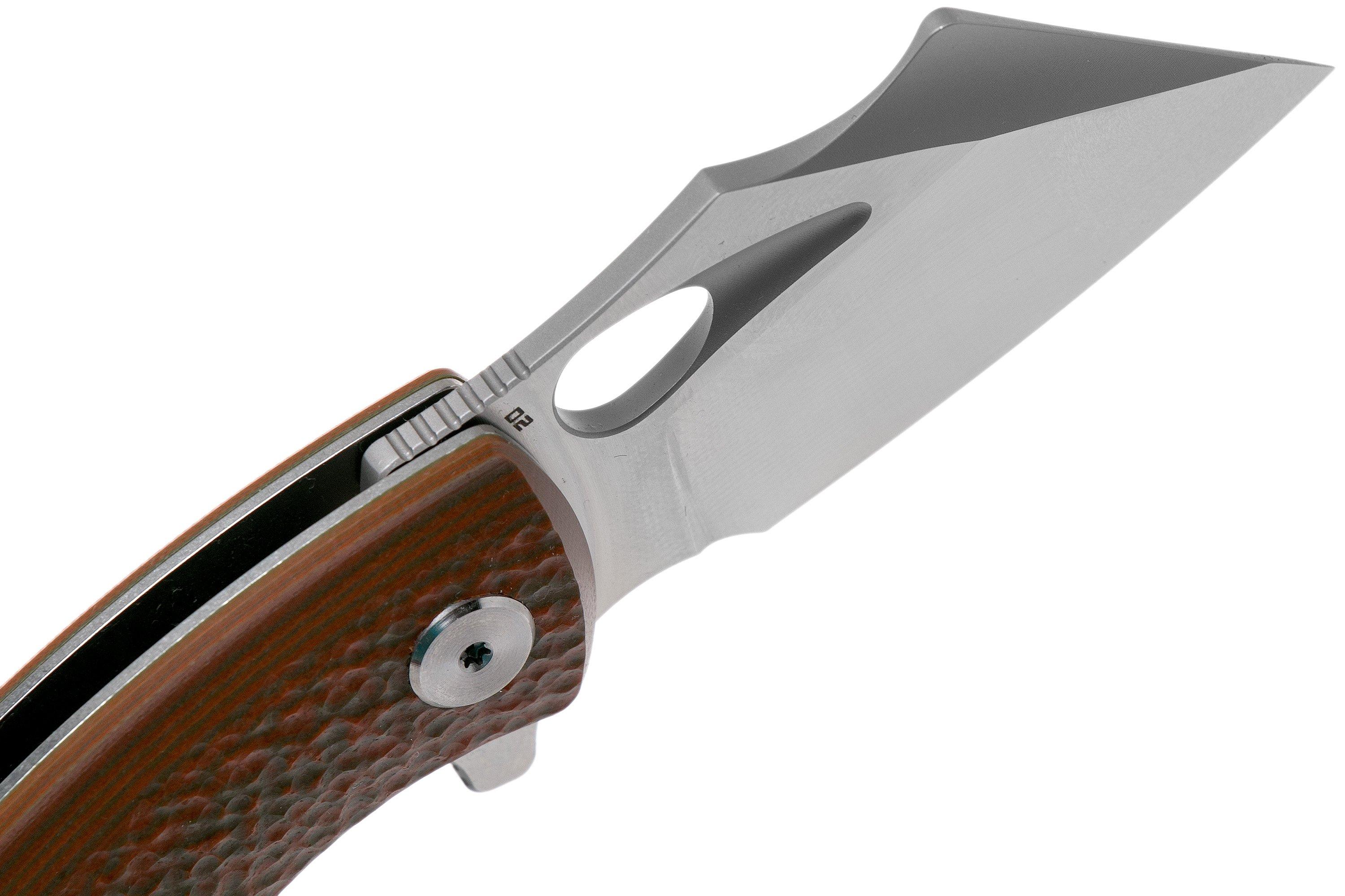 Bestech Lizard BG39B Orange Green G10, Two Tone pocket knife ...