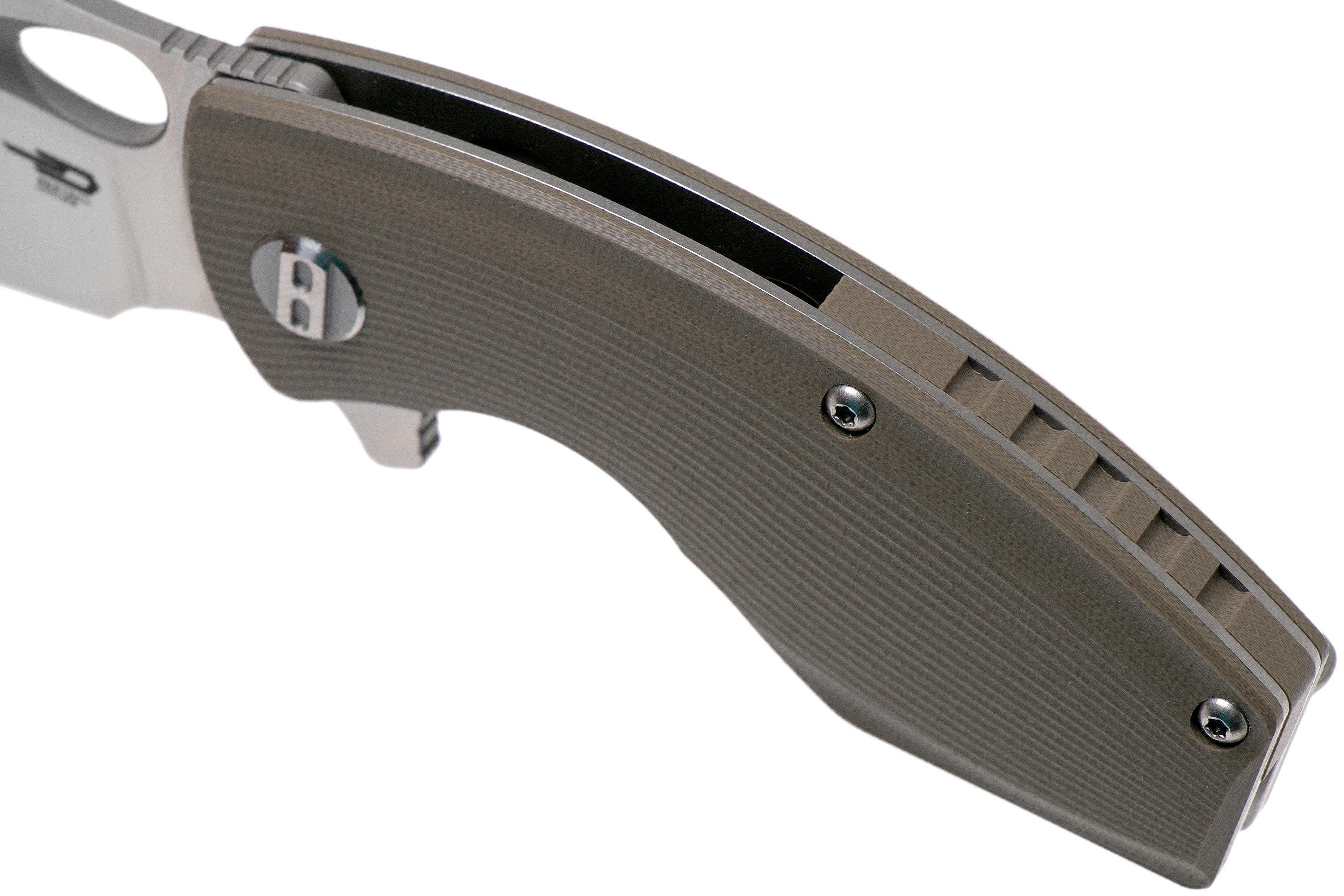 Bestech Lizard BG39C Beige G10, Two Tone pocket knife | Advantageously ...