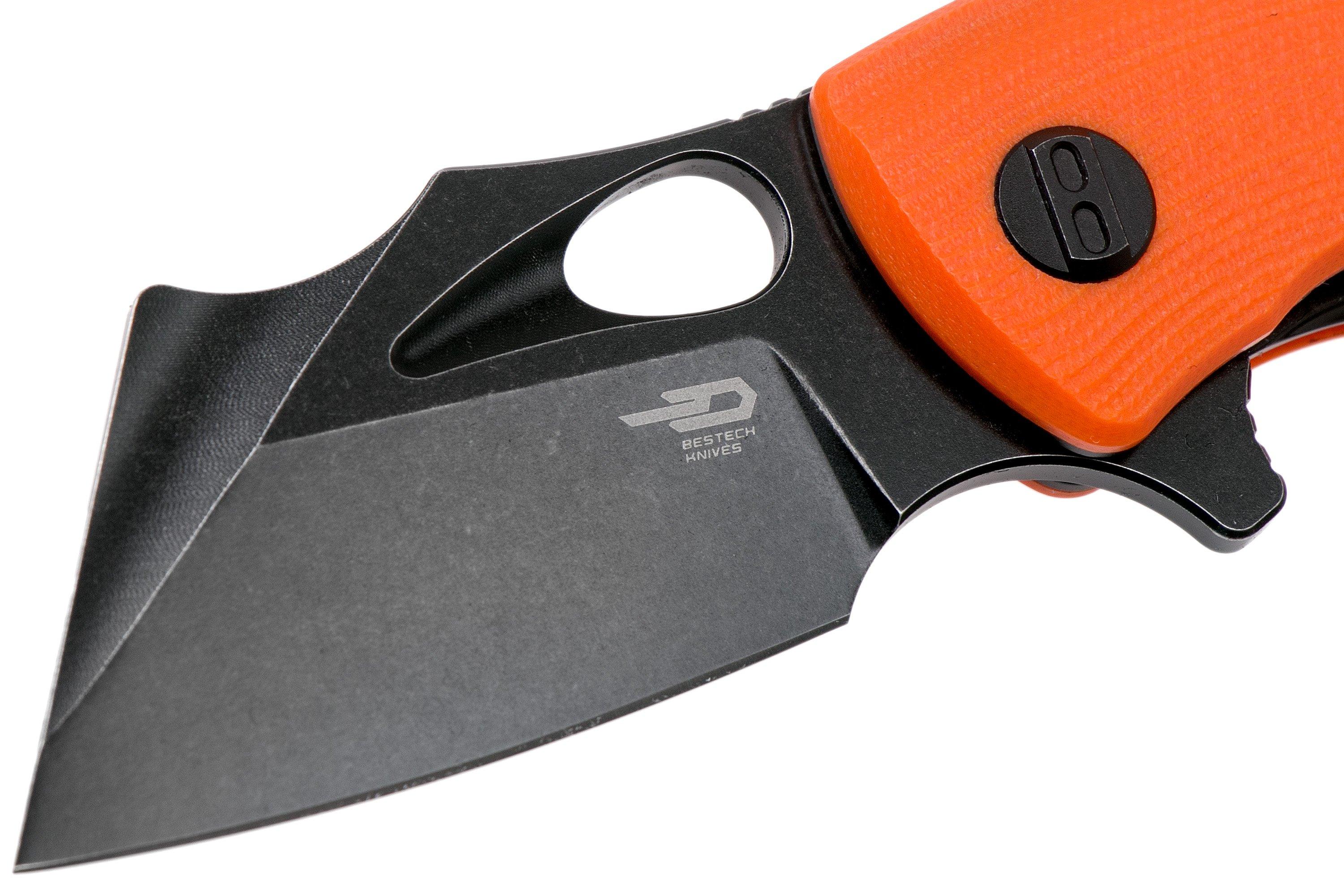 Bestech Lizard BG39D Orange G10, Black Stonewashed navaja | Compras con ...