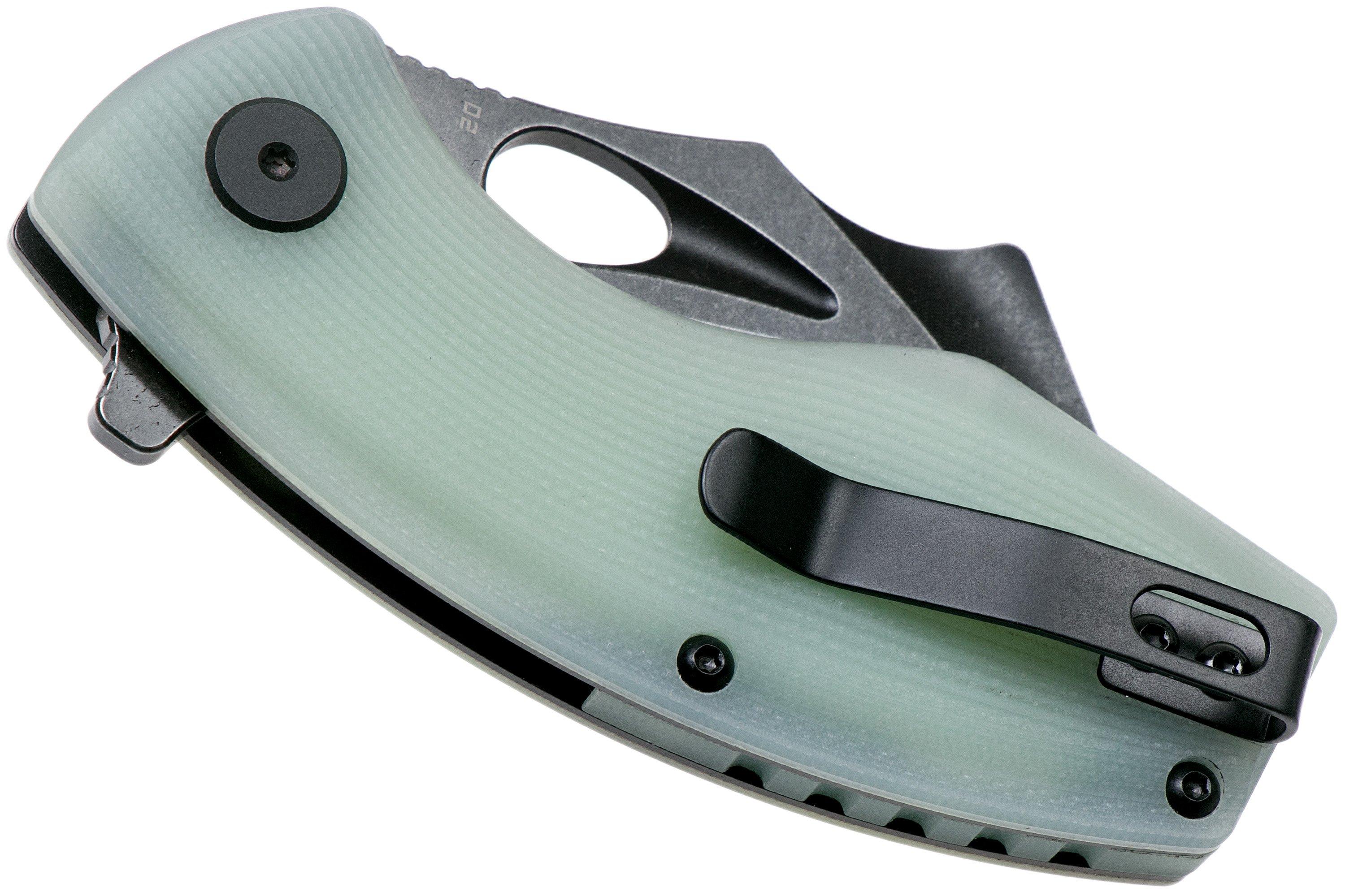 Bestech Lizard BG39E Natural G10, Black Stonewashed pocket knife ...