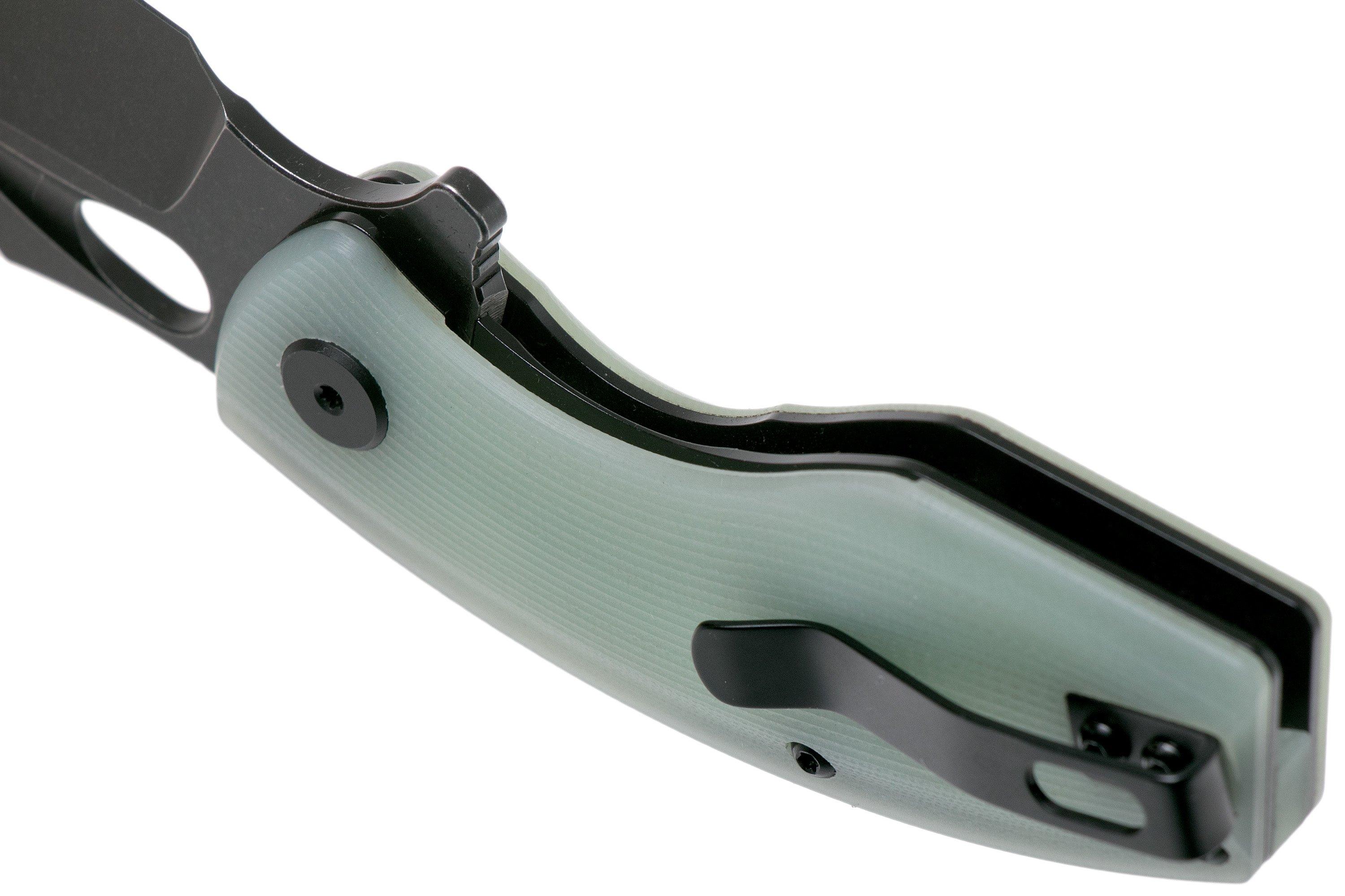 Bestech Lizard BG39E Natural G10, Black Stonewashed pocket knife ...