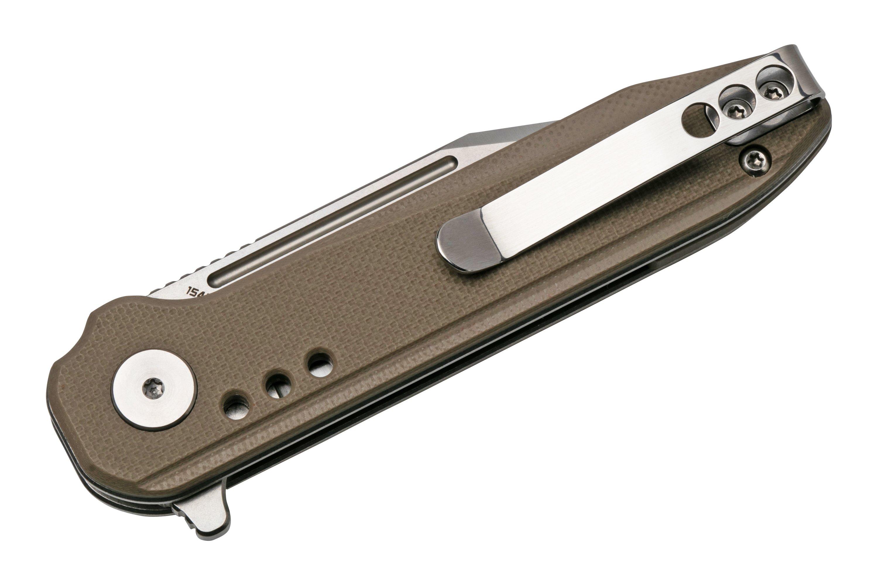 Bestech Syntax BG41B Stonewashed, Beige G10 pocket knife ...