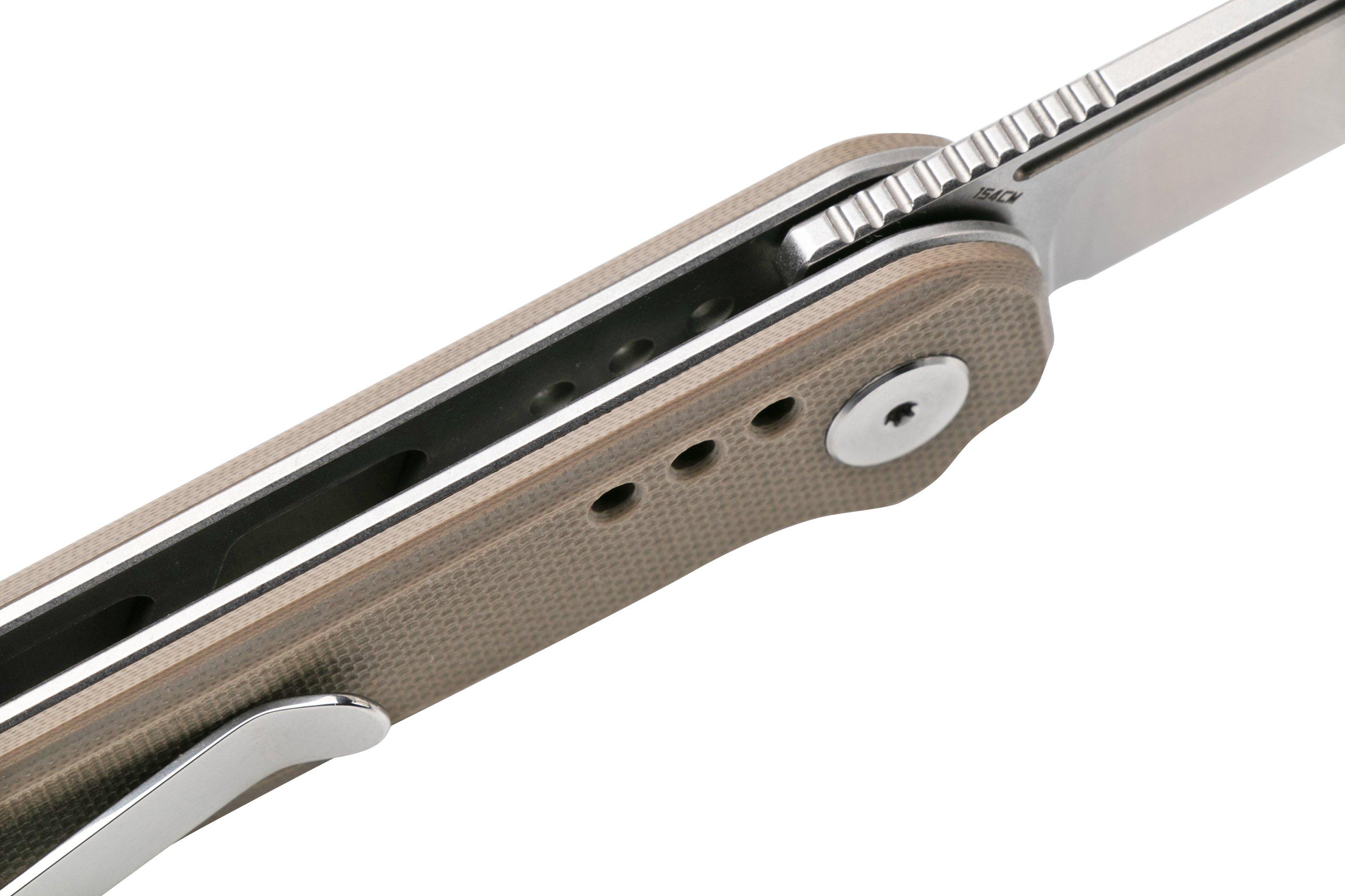 Bestech Syntax BG41B Stonewashed, Beige G10 pocket knife ...