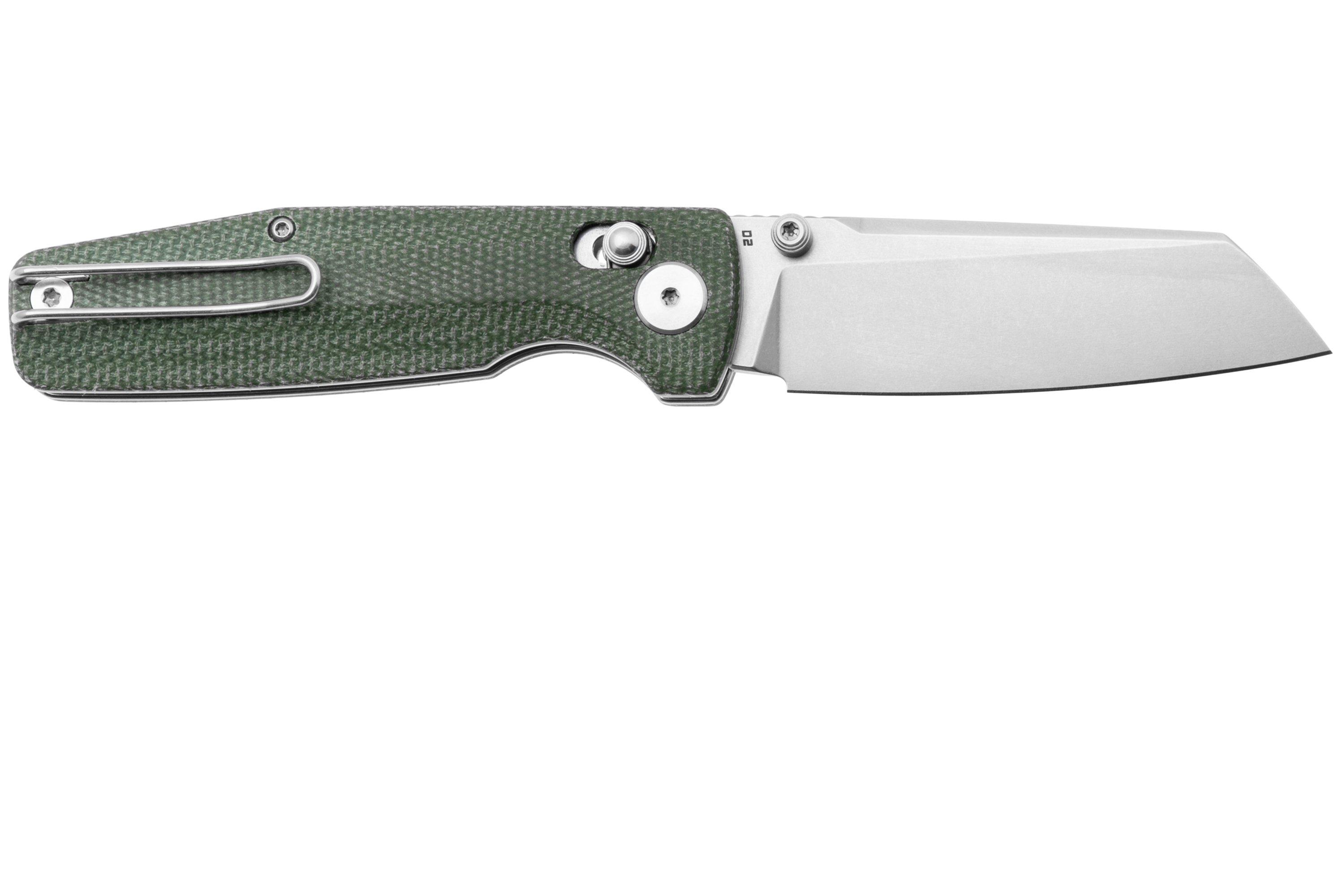 Bestech Slasher BG43B-1 Green Micarta, pocket knife | Advantageously ...