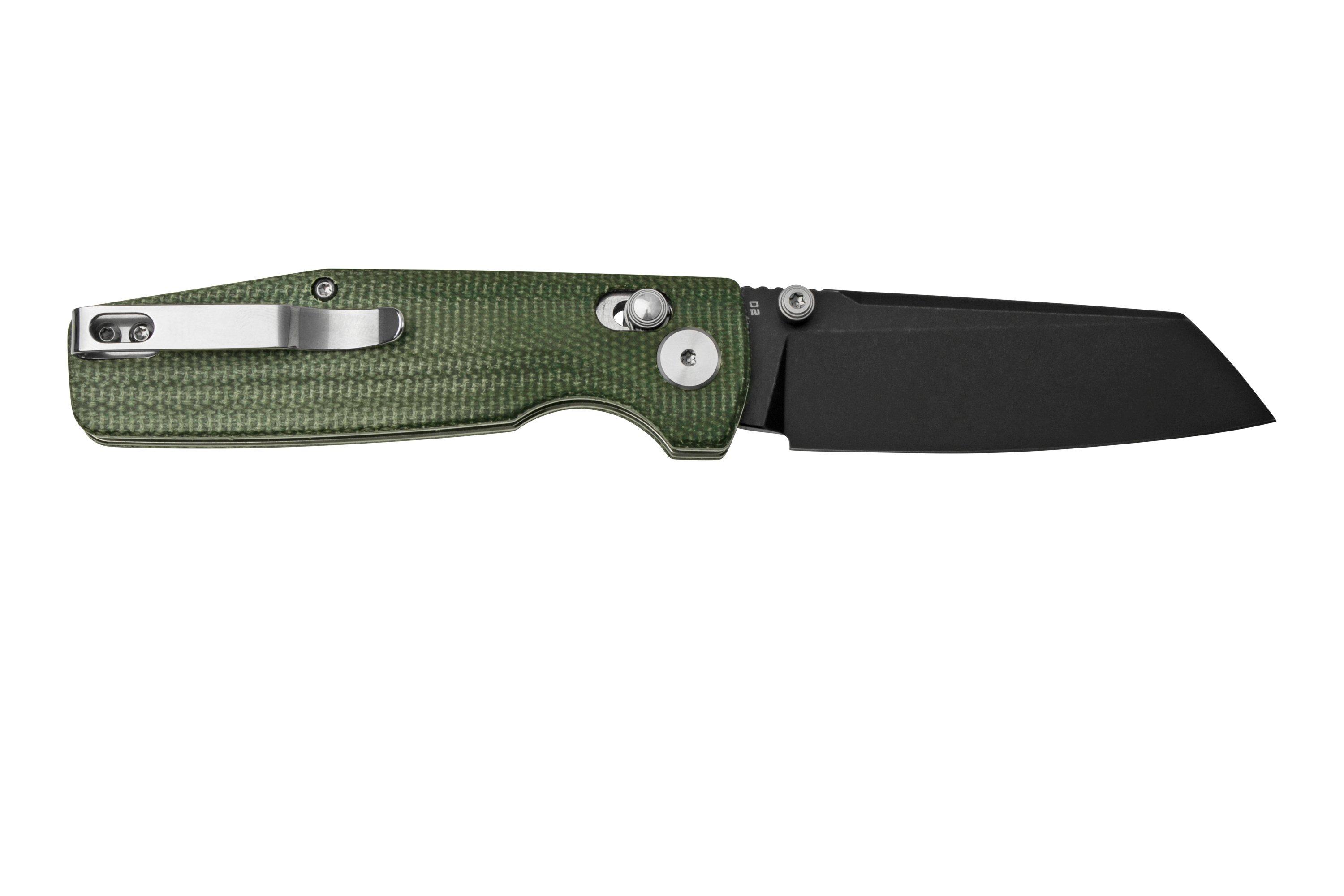 Bestech Slasher BG43B-2 Green Micarta, pocket knife | Advantageously ...