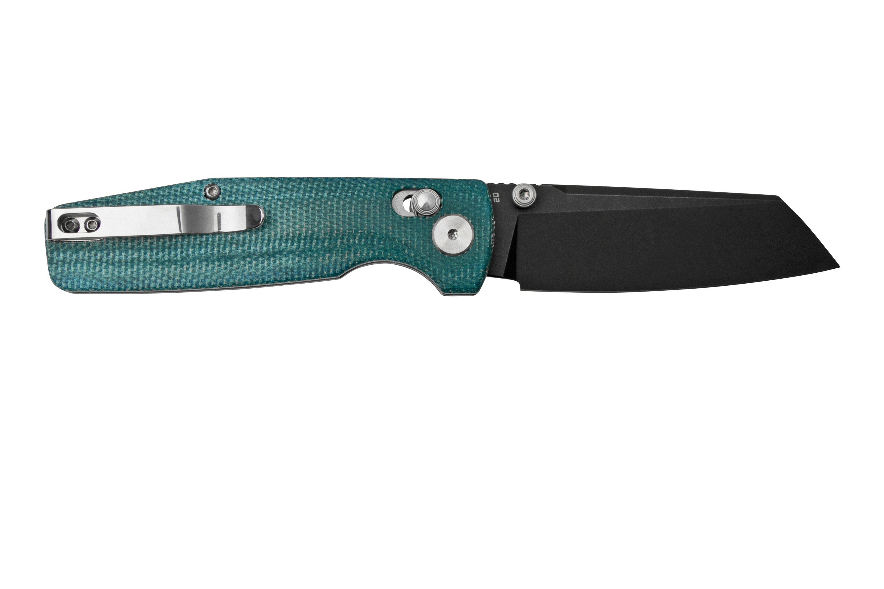 Bestech Slasher BG43C-2 Blue Micarta, pocket knife | Advantageously ...