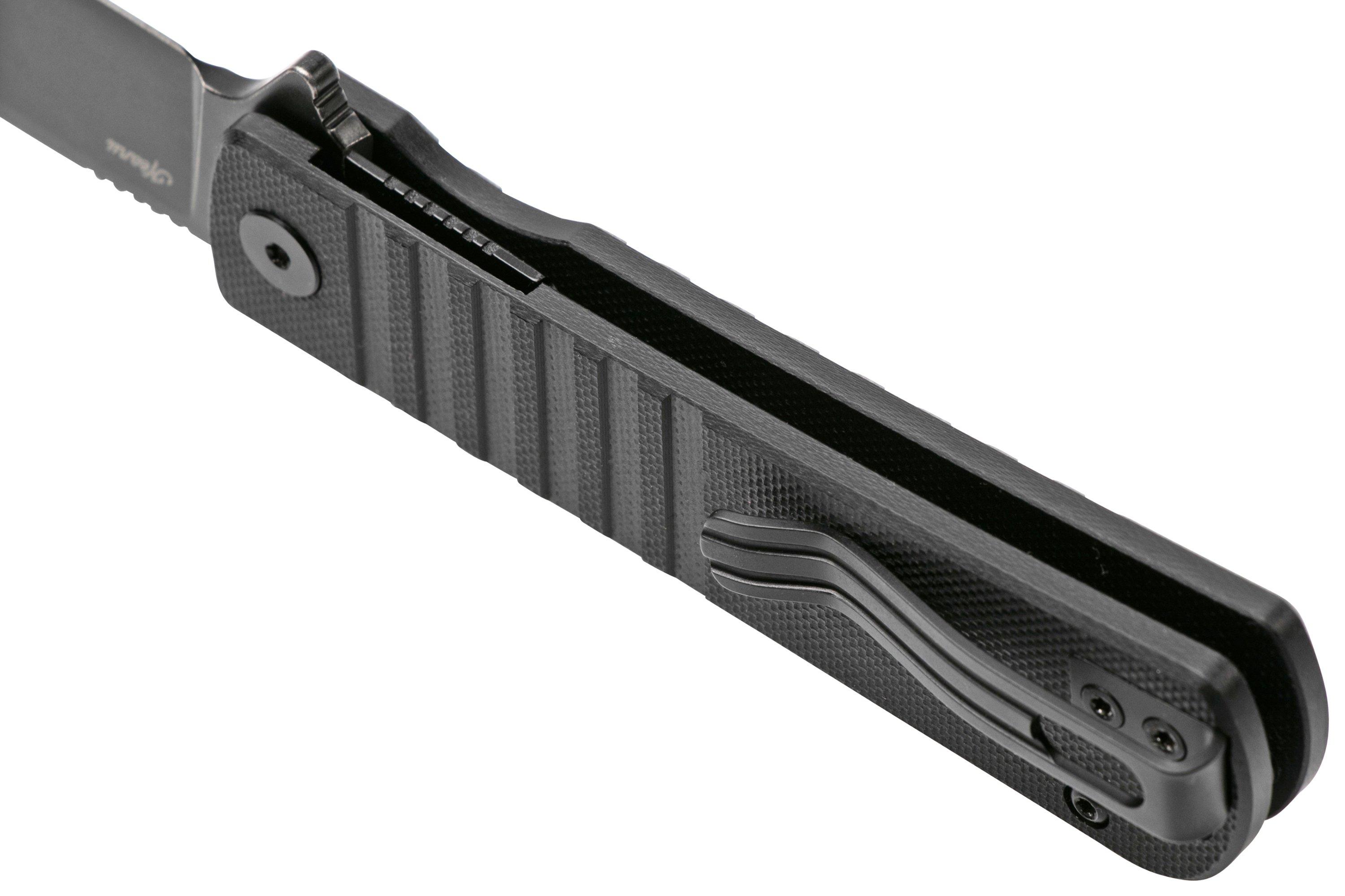 Bestech Titan BG49A-5 Blackwashed, Black G10, pocket knife ...