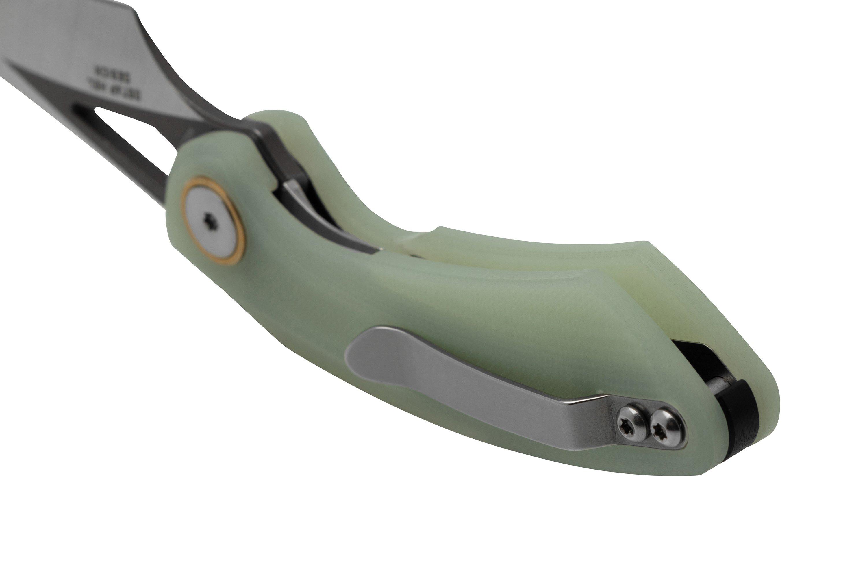 Bestech Bihai Grey DLC Stonewashed Satin, Jade G10 BG53F Taschenmesser ...