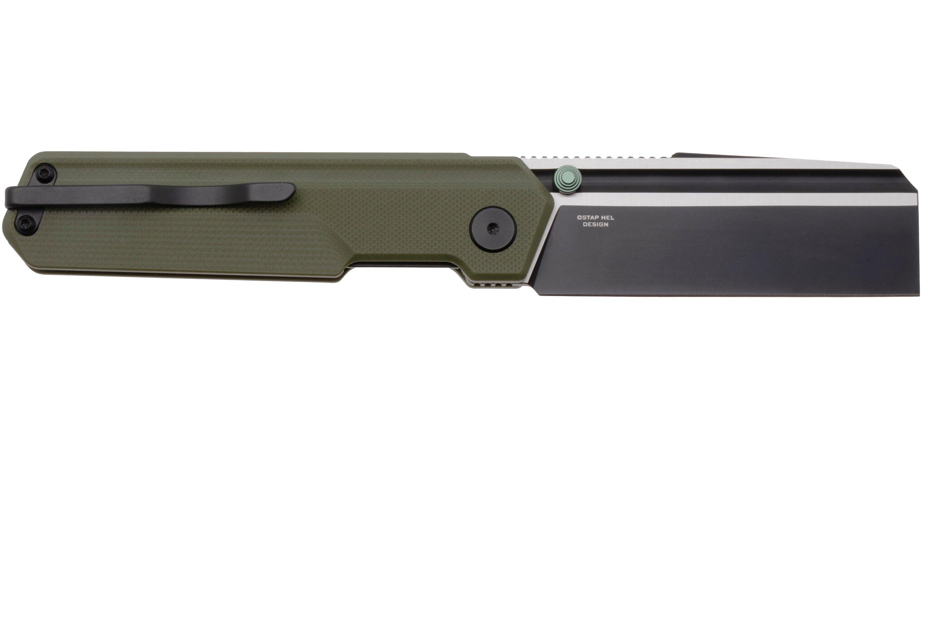 Bestech Tardis BG54C OD Green G10, pocket knife, Ostap Hel design ...