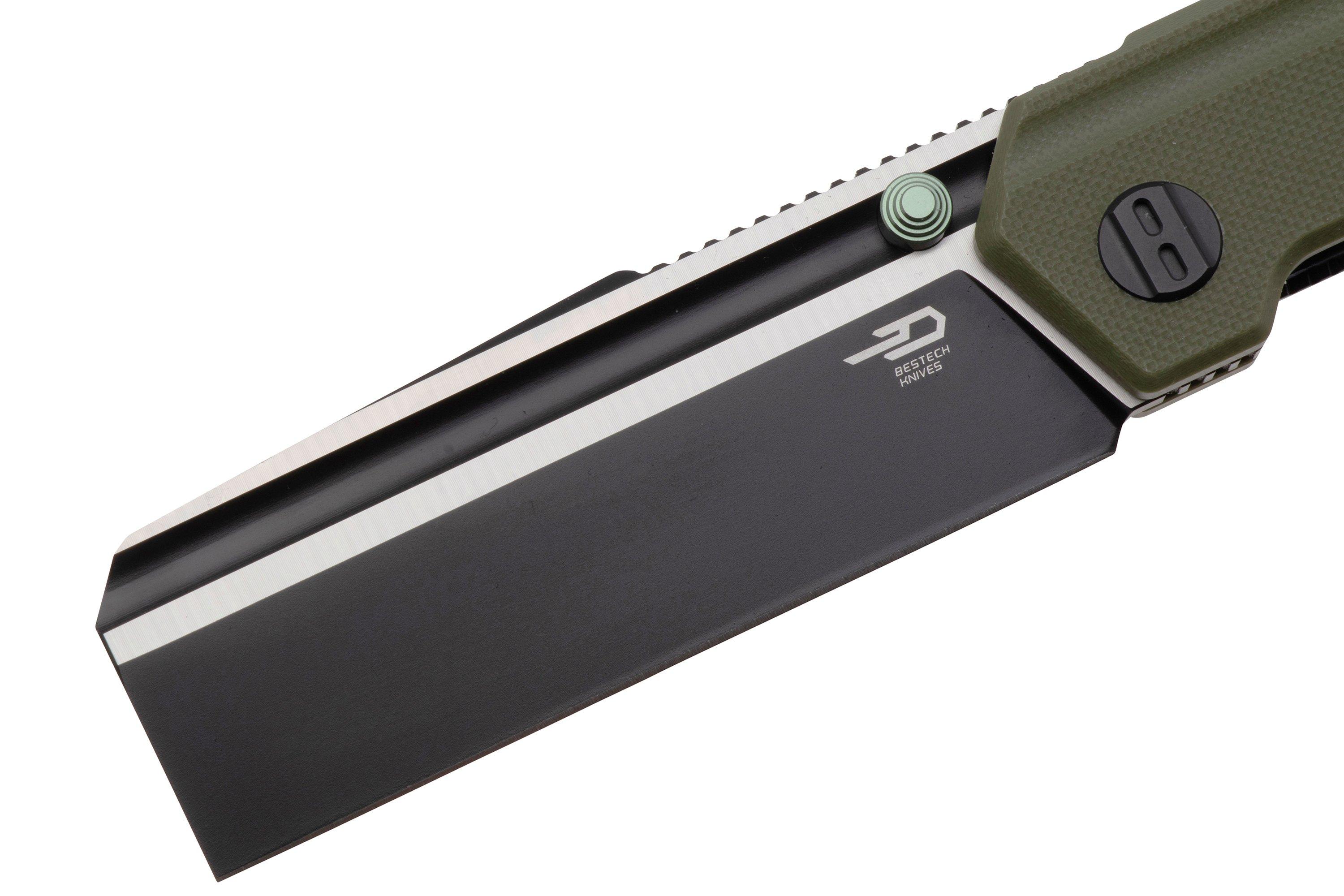 Bestech Tardis BG54C OD Green G10, pocket knife, Ostap Hel design ...