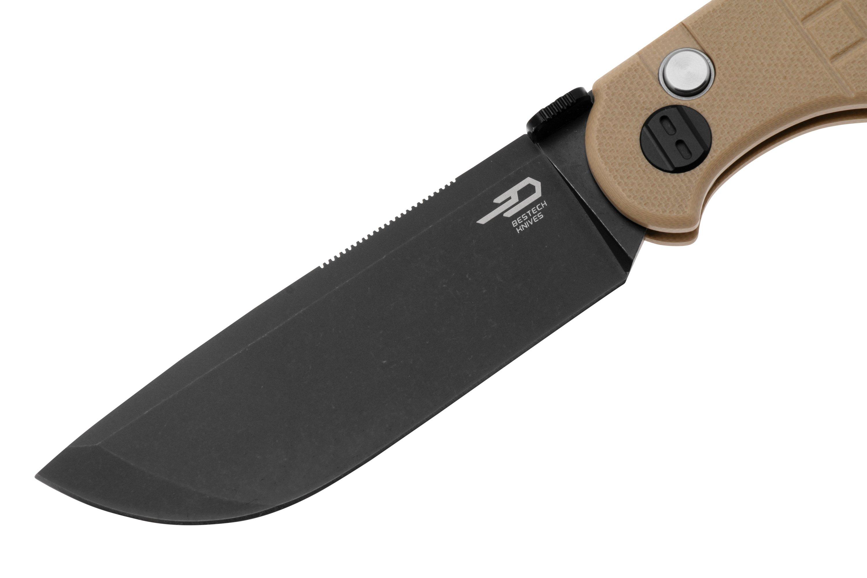Bestech Glok BG55C Blackwashed Khaki G10, pocket knife, Keanu Alfaro ...