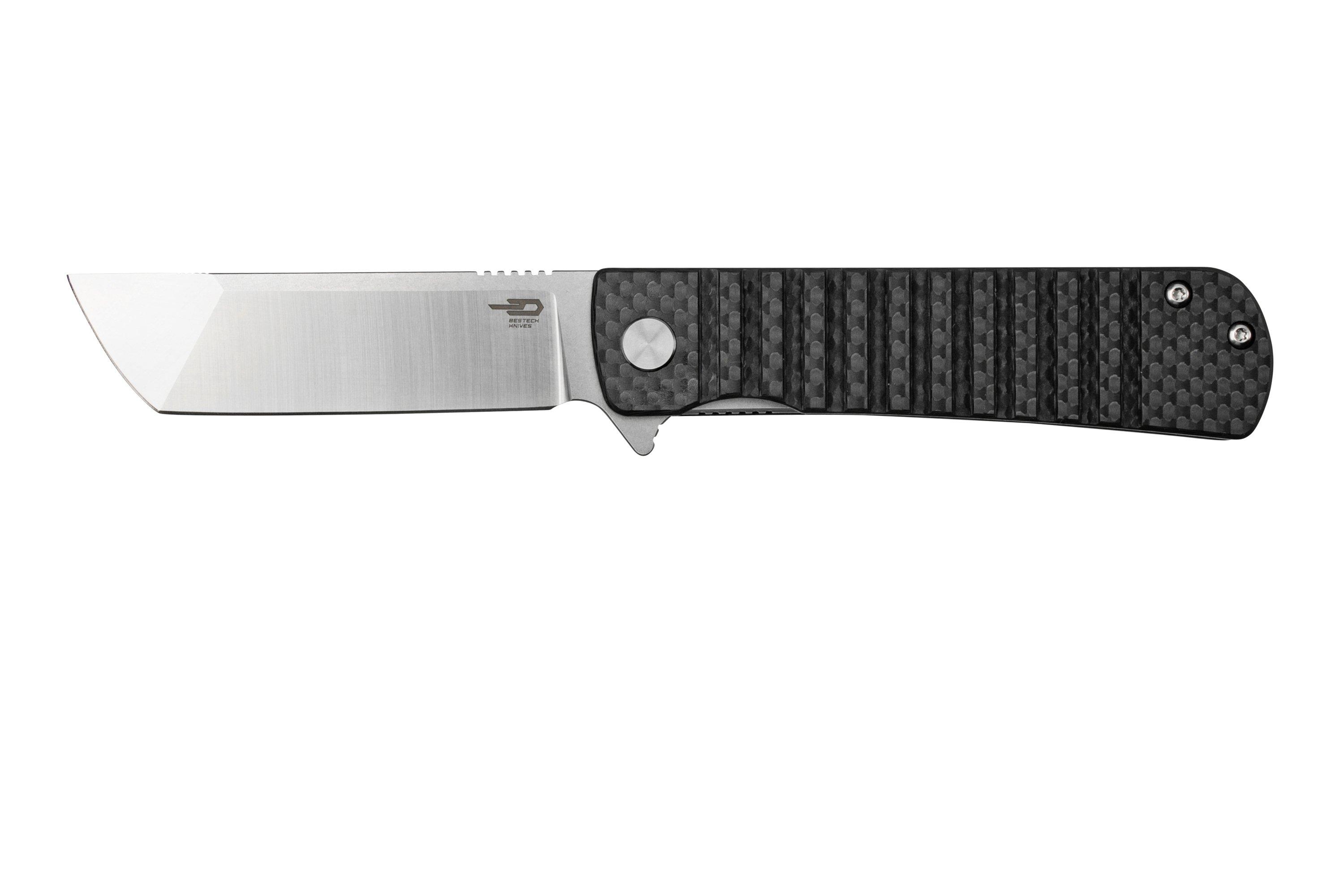 Bestech Titan BL04A Black Carbon Fibre, pocket knife | Advantageously ...