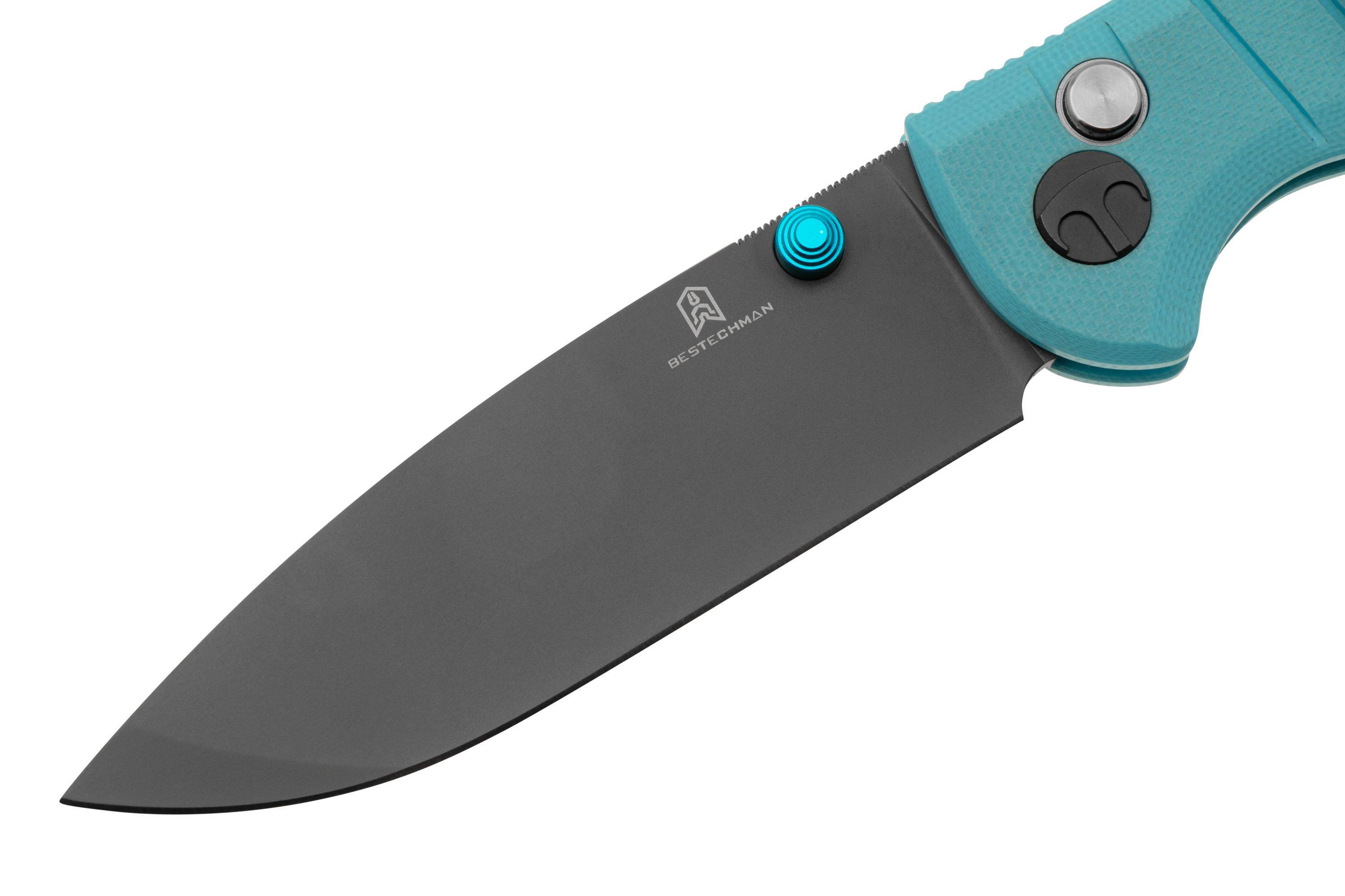 Bestechman Goodboy BMK04C Grey PVD Blue G10, couteau de poche | Achetez ...
