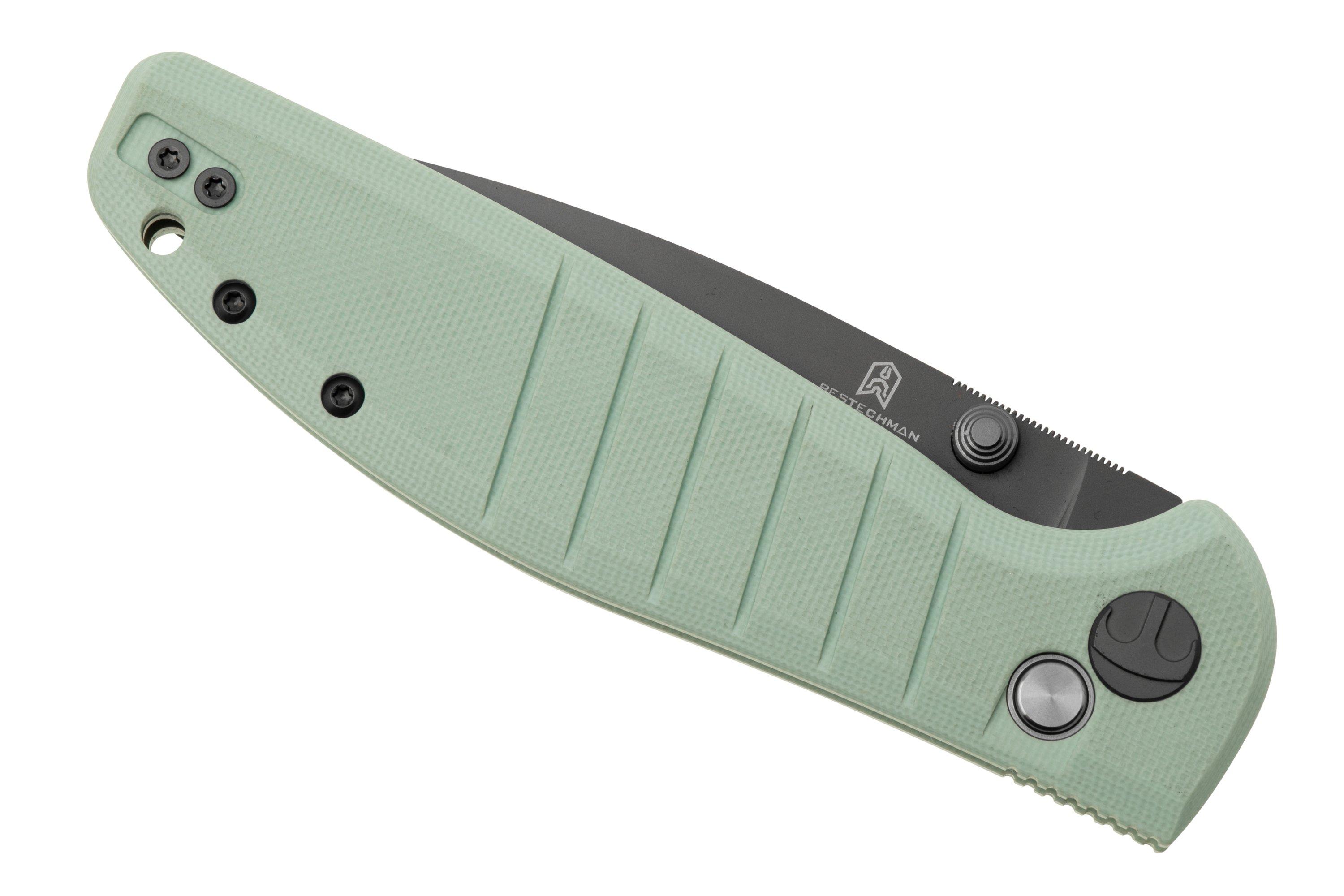 Bestechman Goodboy BMK04D Grey PVD Ice Cream Blue G10, pocket knife ...