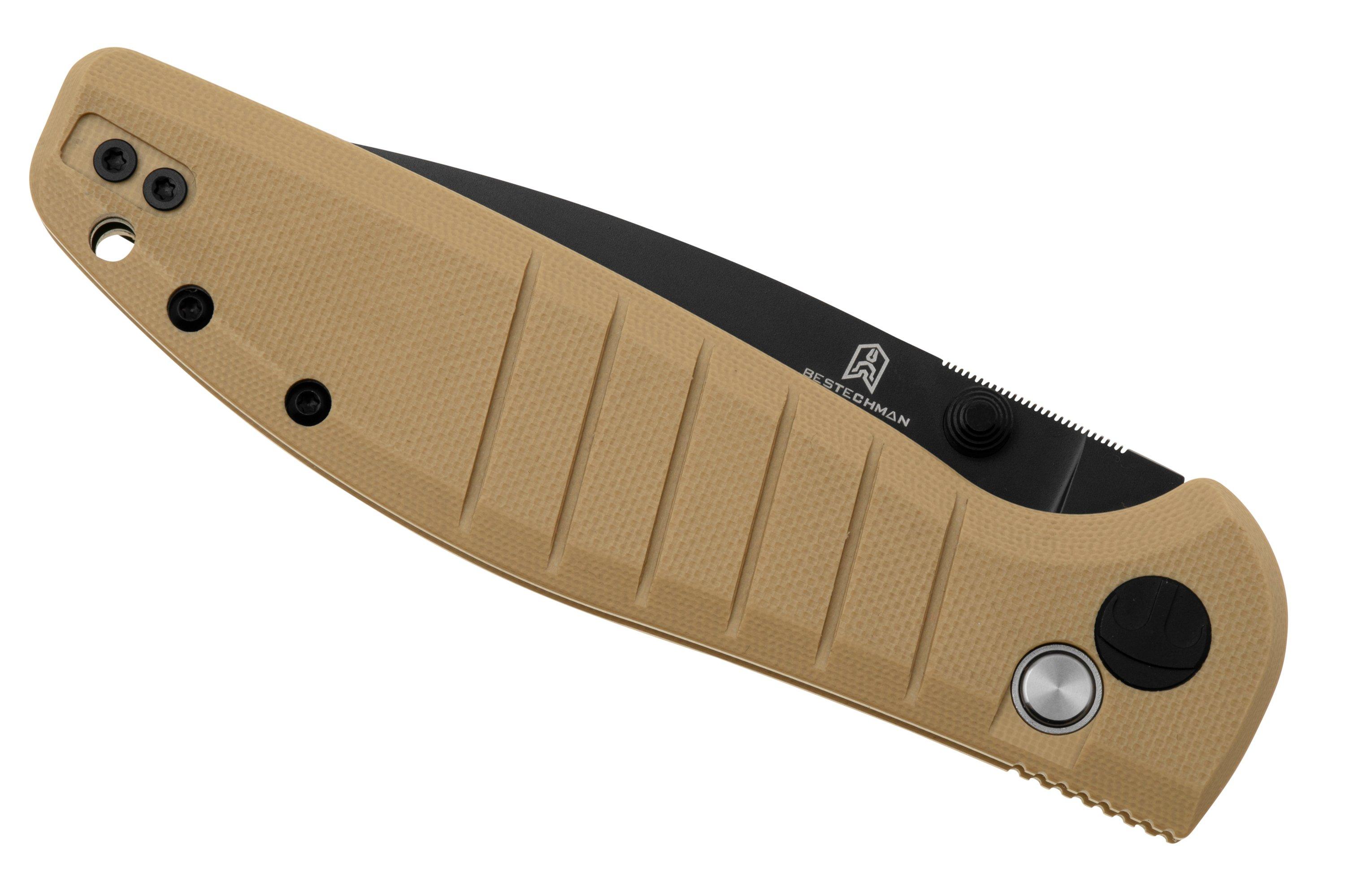 Bestechman Goodboy BMK04E Black PVD Khaki G10, pocket knife ...