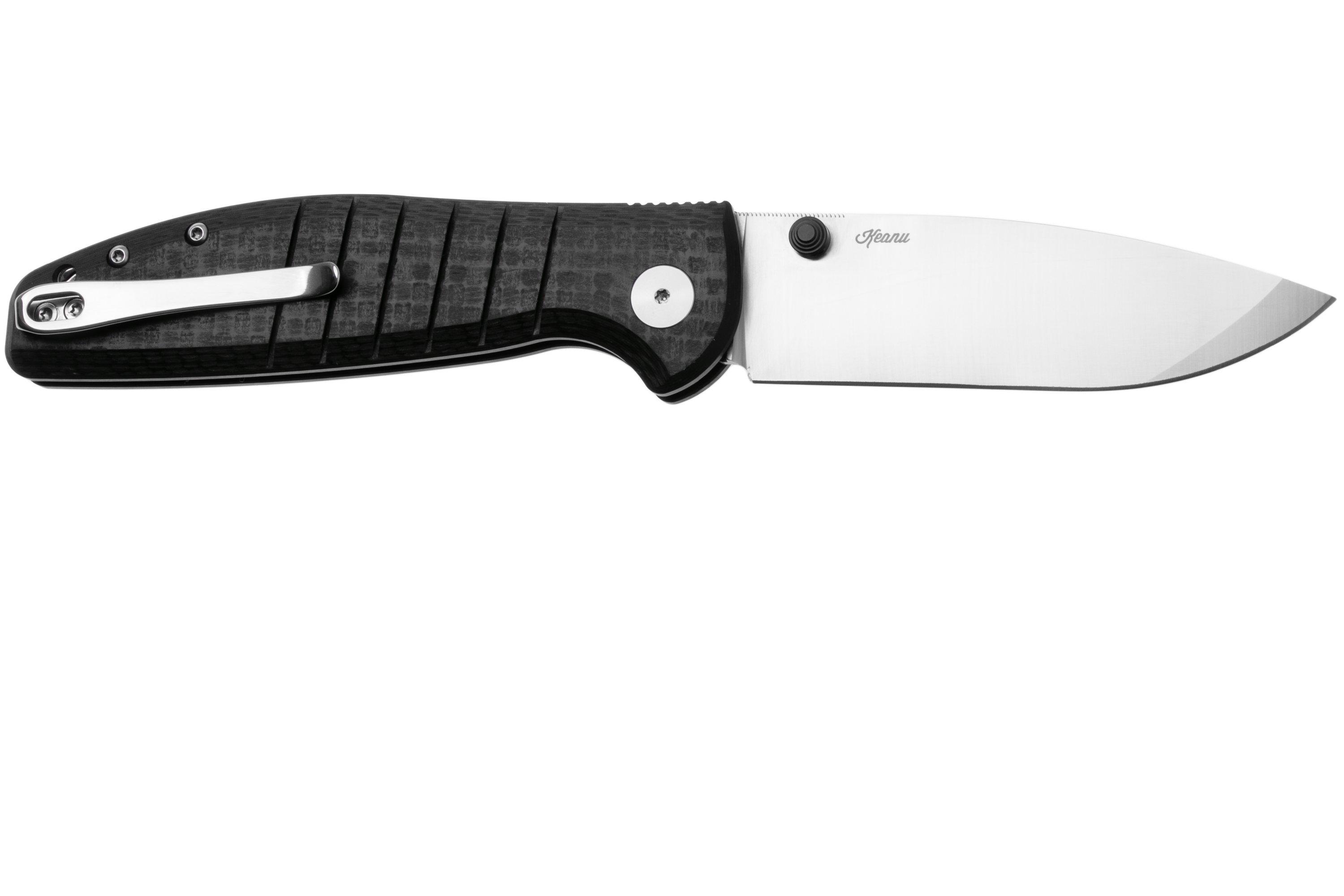 Bestechman Goodboy BMK04K Satin D2, Black G10, pocket knife, Keanu ...