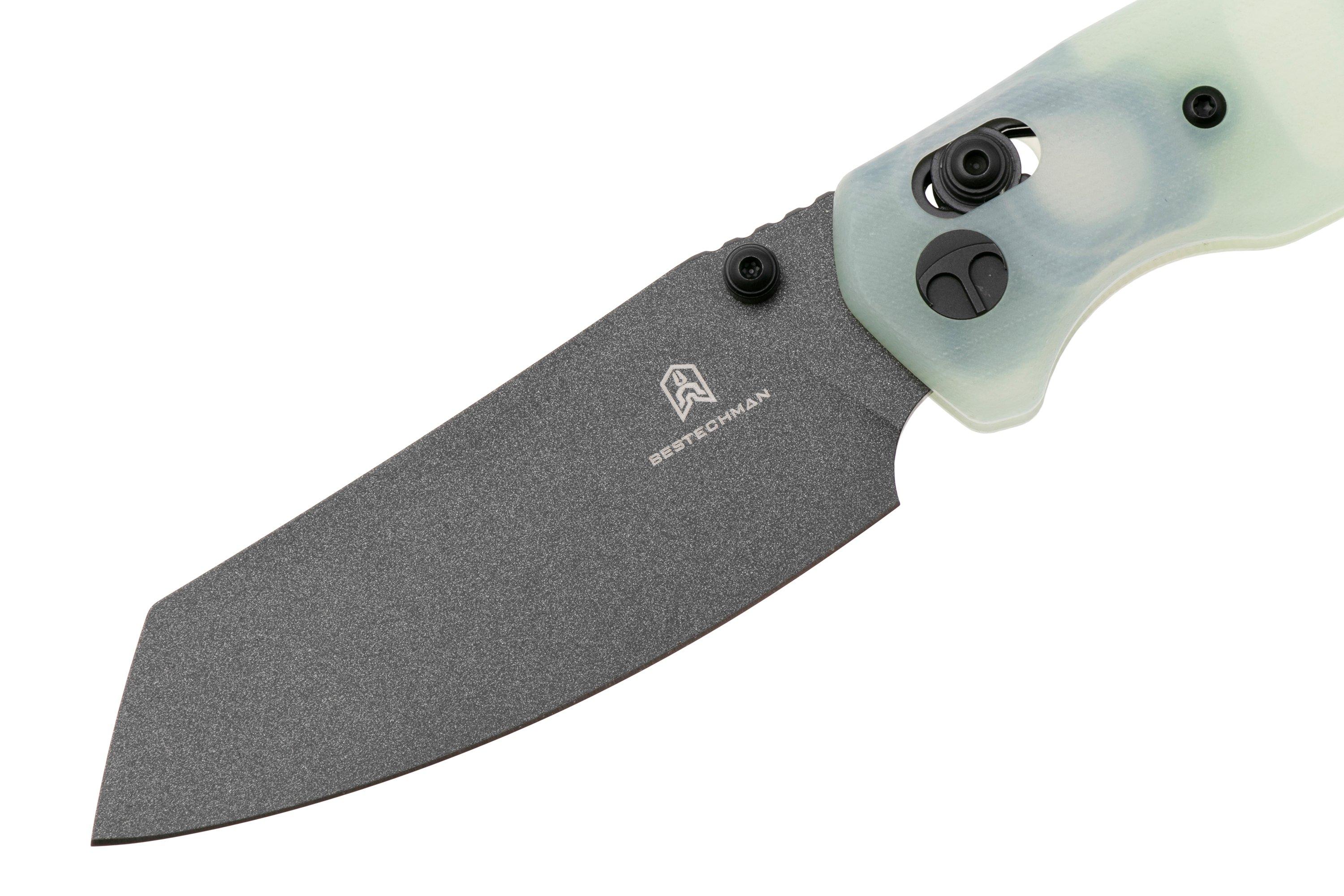 Bestechman Cicada's Wing BMK06A Coated 10Cr15MoV, Natural G10, coltello ...