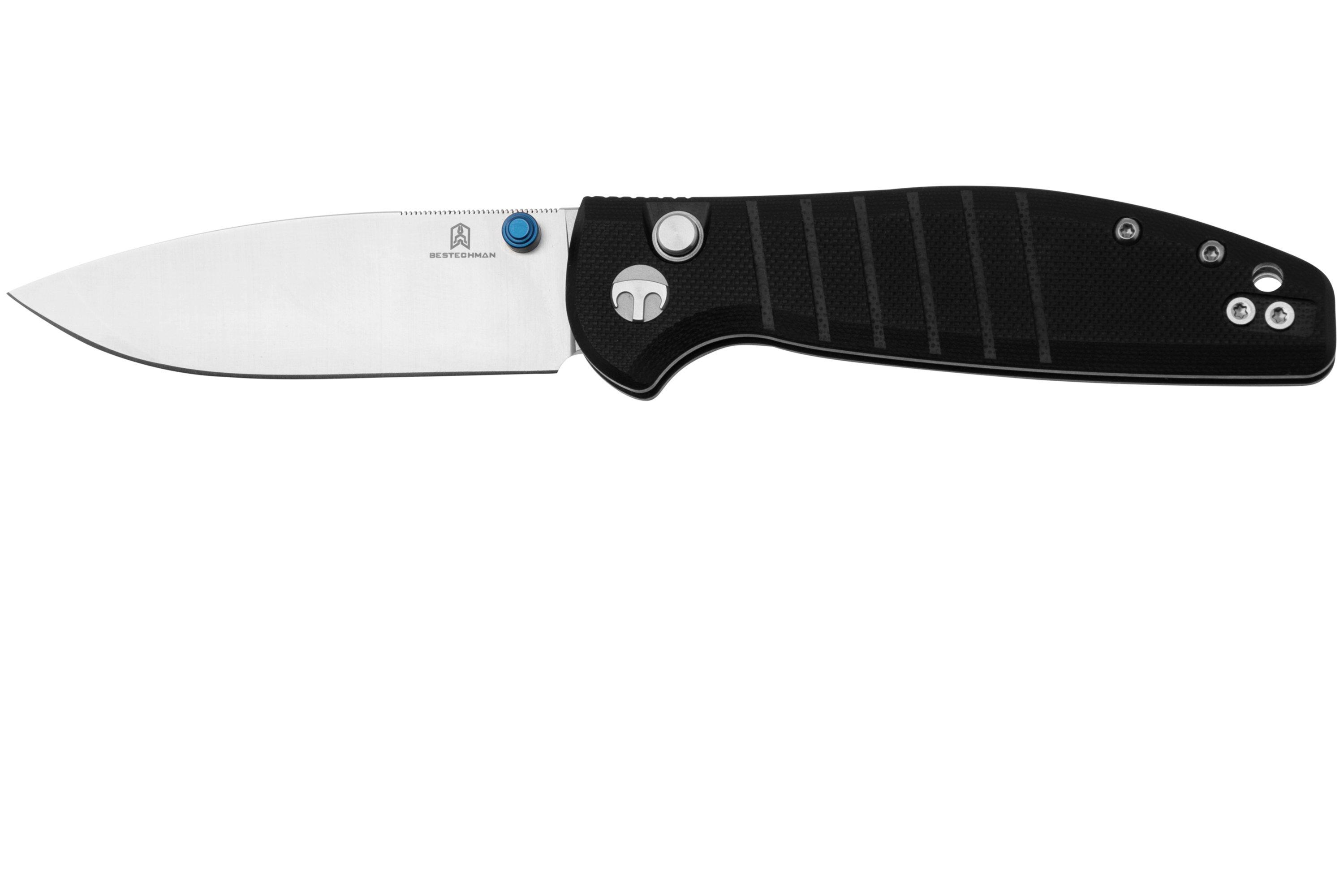 Bestechman Goodboy Jr BMK10A D2, Black G10 zakmes, Keanu design ...