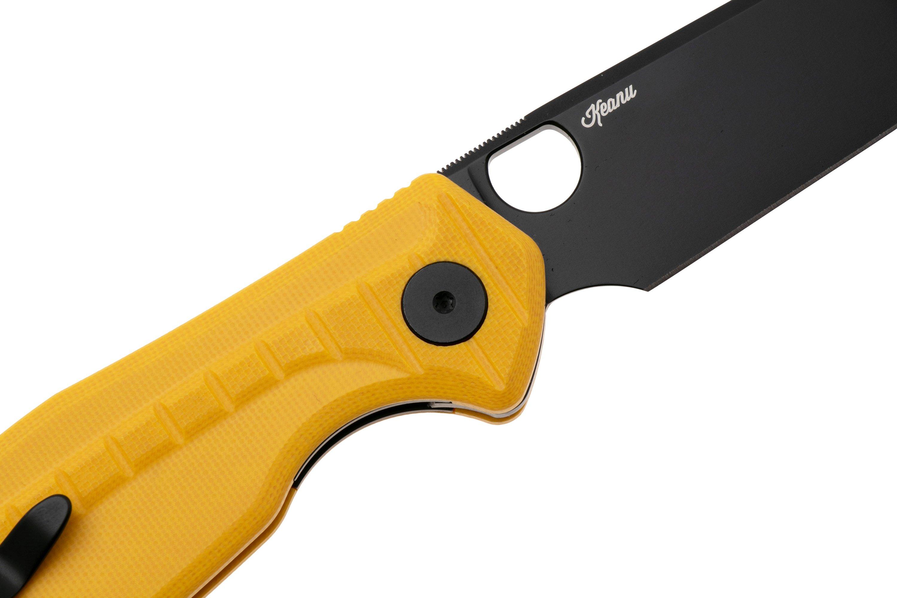 Bestechman Angry Owl BMK12A-2 PVD D2, Yellow G10, zakmes | Voordelig ...