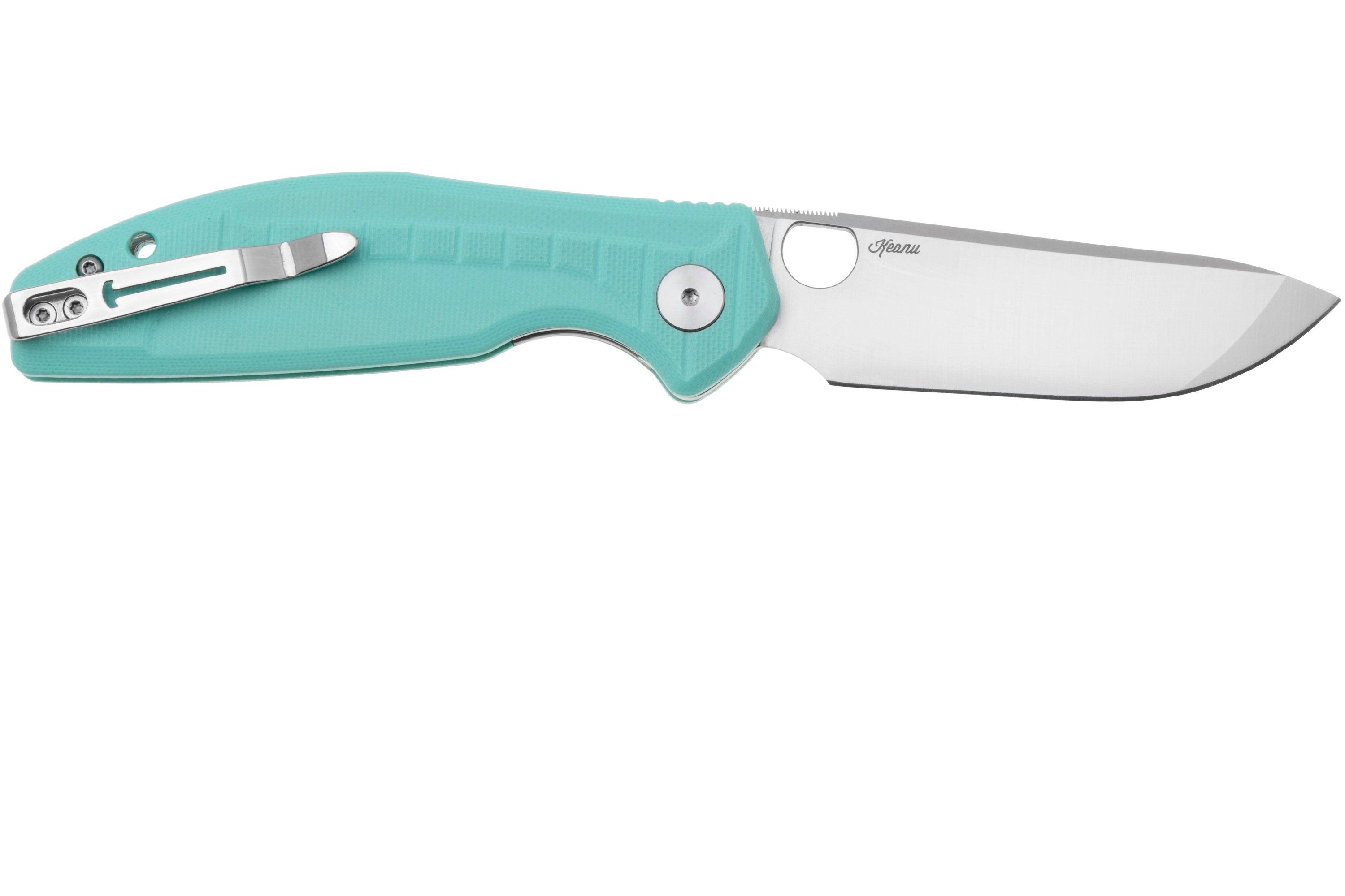 Bestechman Angry Owl BMK12B-1 Satin D2, Seafoam G10, Taschenmesser ...