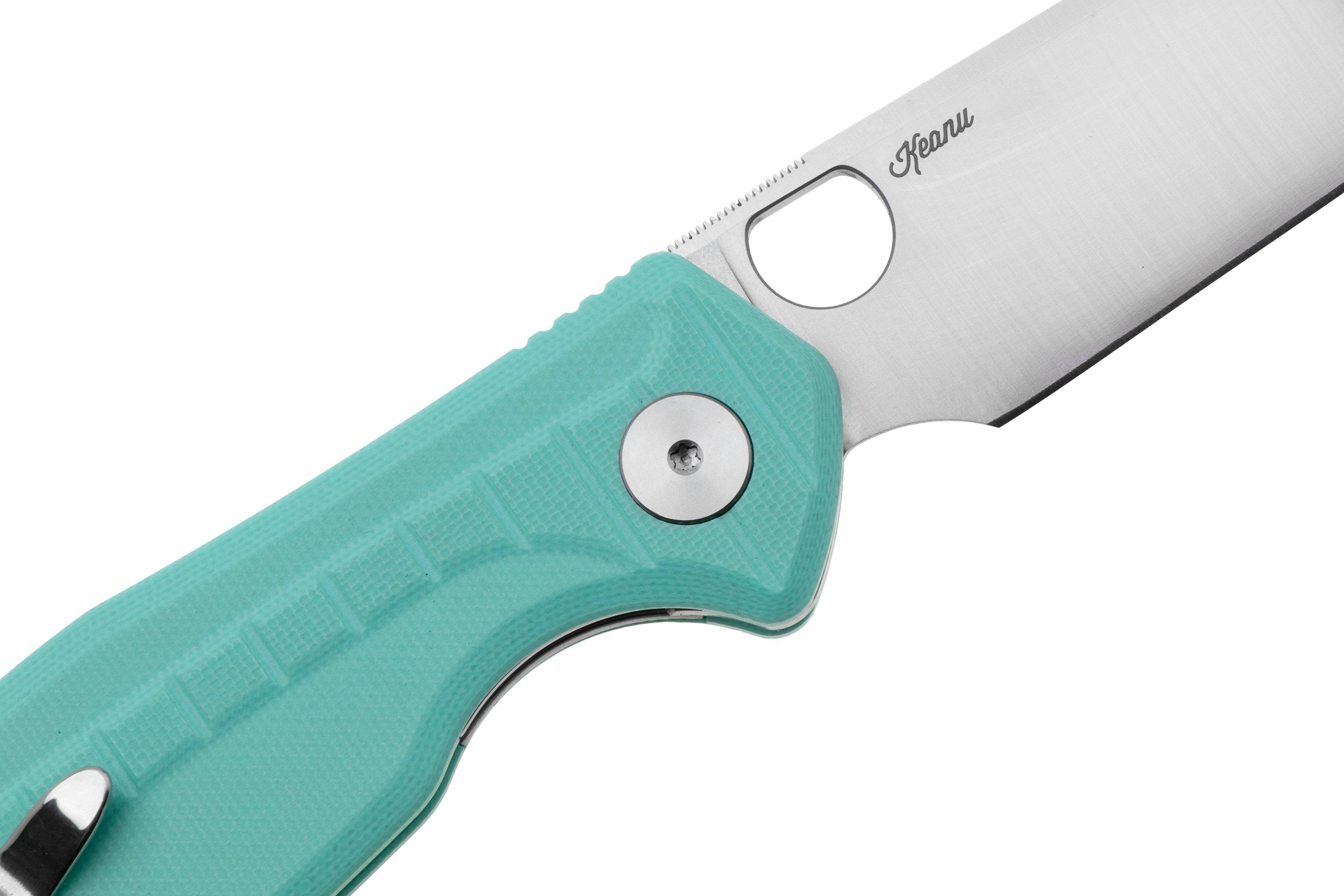 Bestechman Angry Owl BMK12B-1 Satin D2, Seafoam G10, Taschenmesser ...