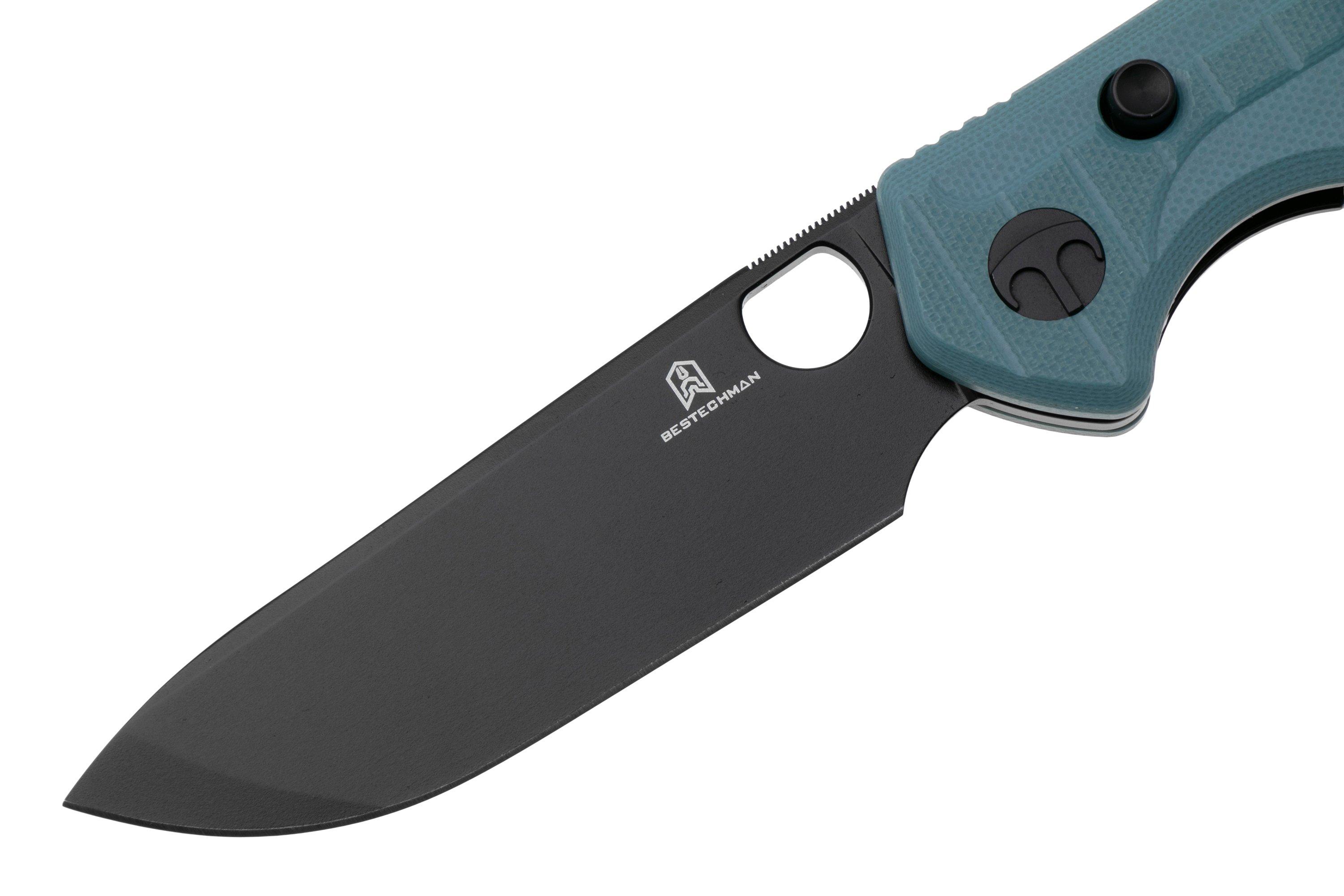 Bestechman Angry Owl BMK12C-2 PVD D2, Blue G10, zakmes | Voordelig ...