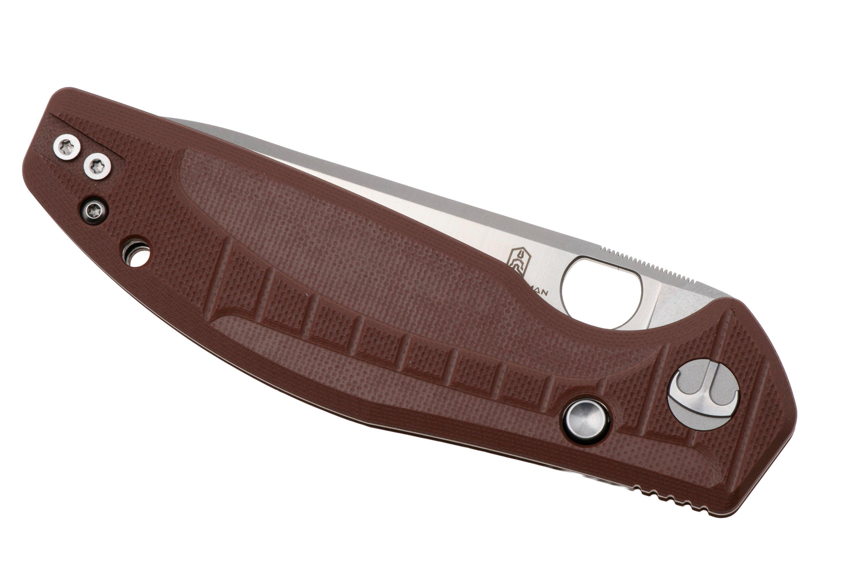 Bestechman Angry Owl BMK12D-1 Satin D2, Brown G10, zakmes | Voordelig ...