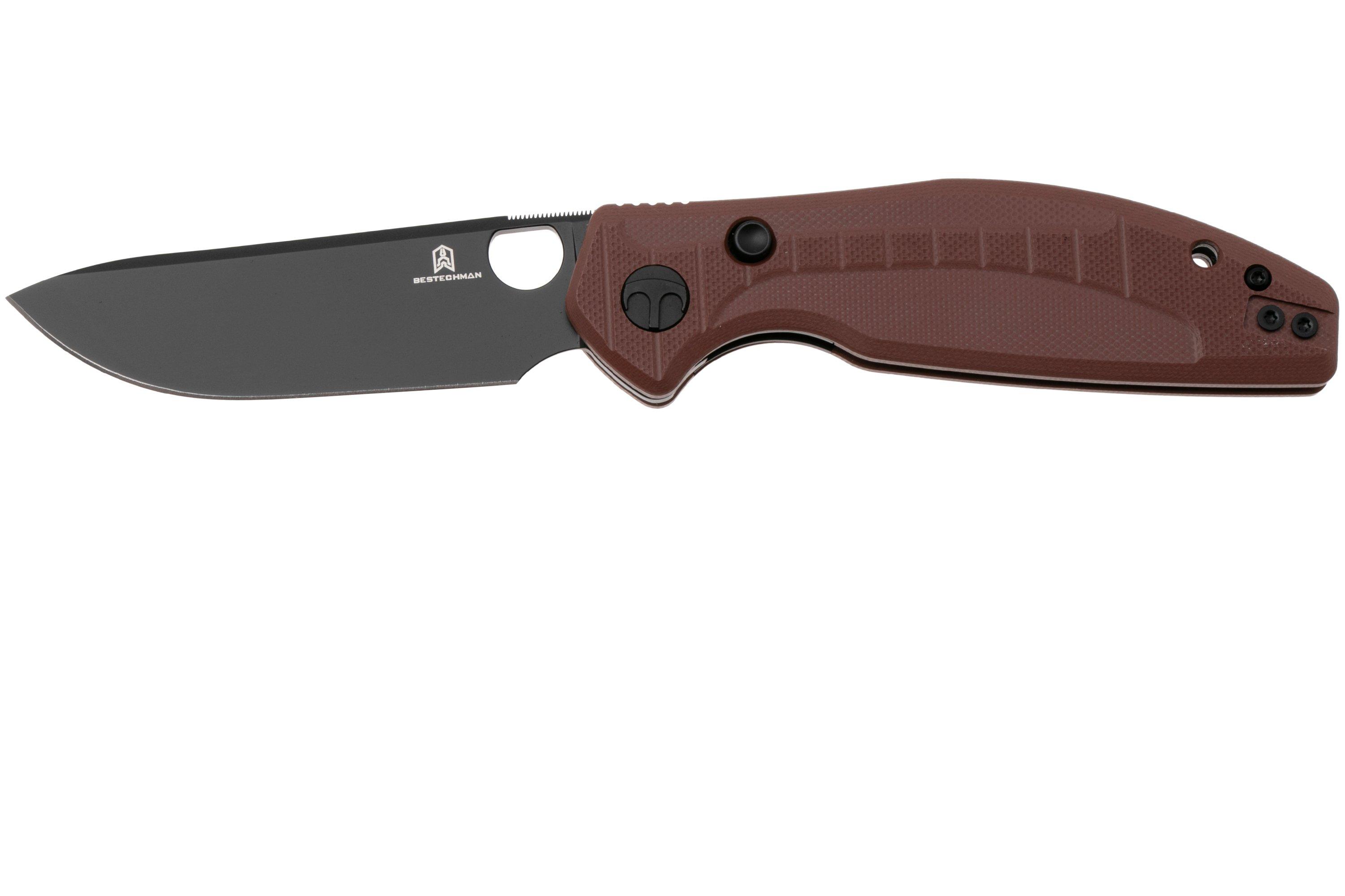 Bestechman Angry Owl BMK12D-2 PVD D2, Brown G10, zakmes | Voordelig ...