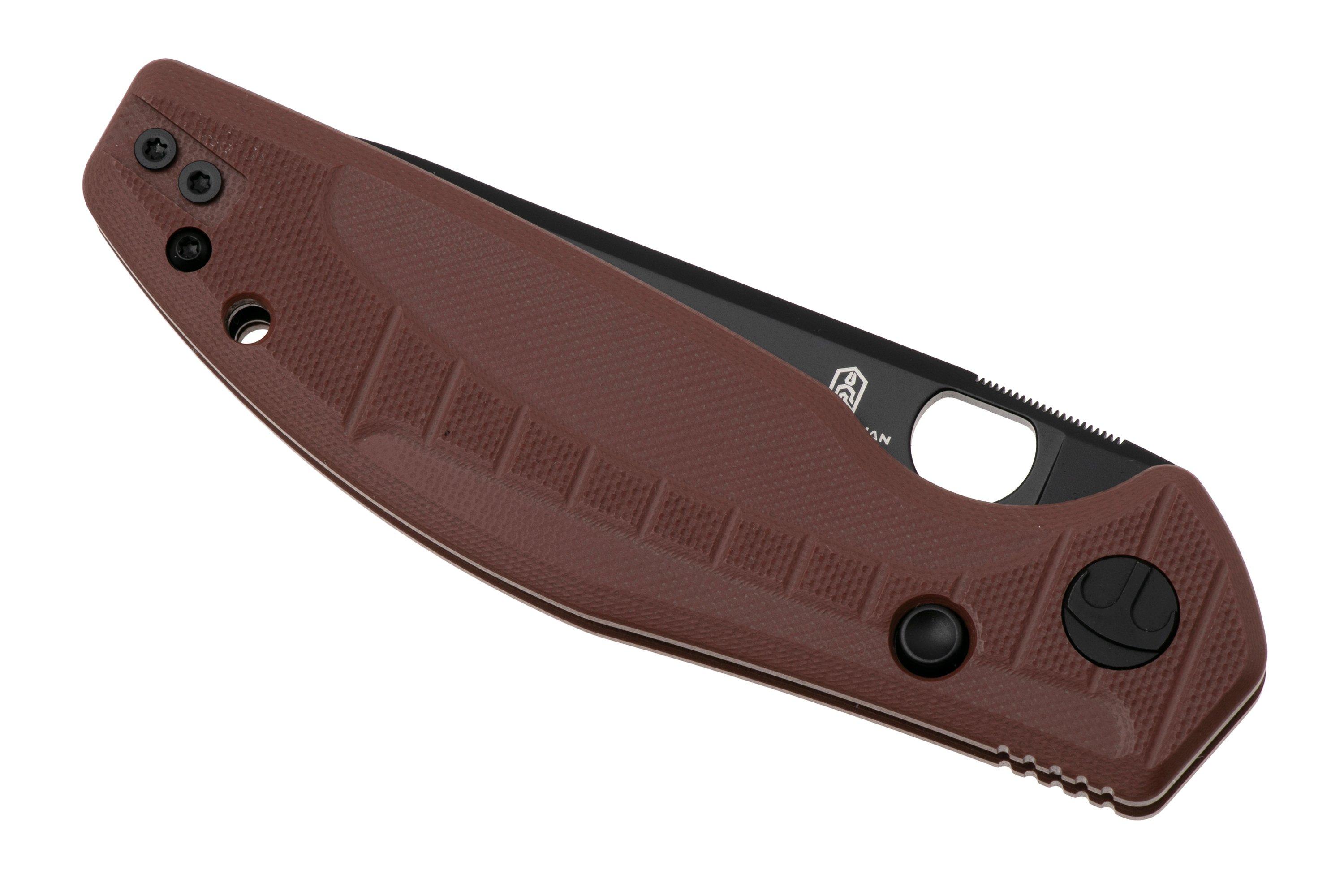 Bestechman Angry Owl BMK12D-2 PVD D2, Brown G10, zakmes | Voordelig ...