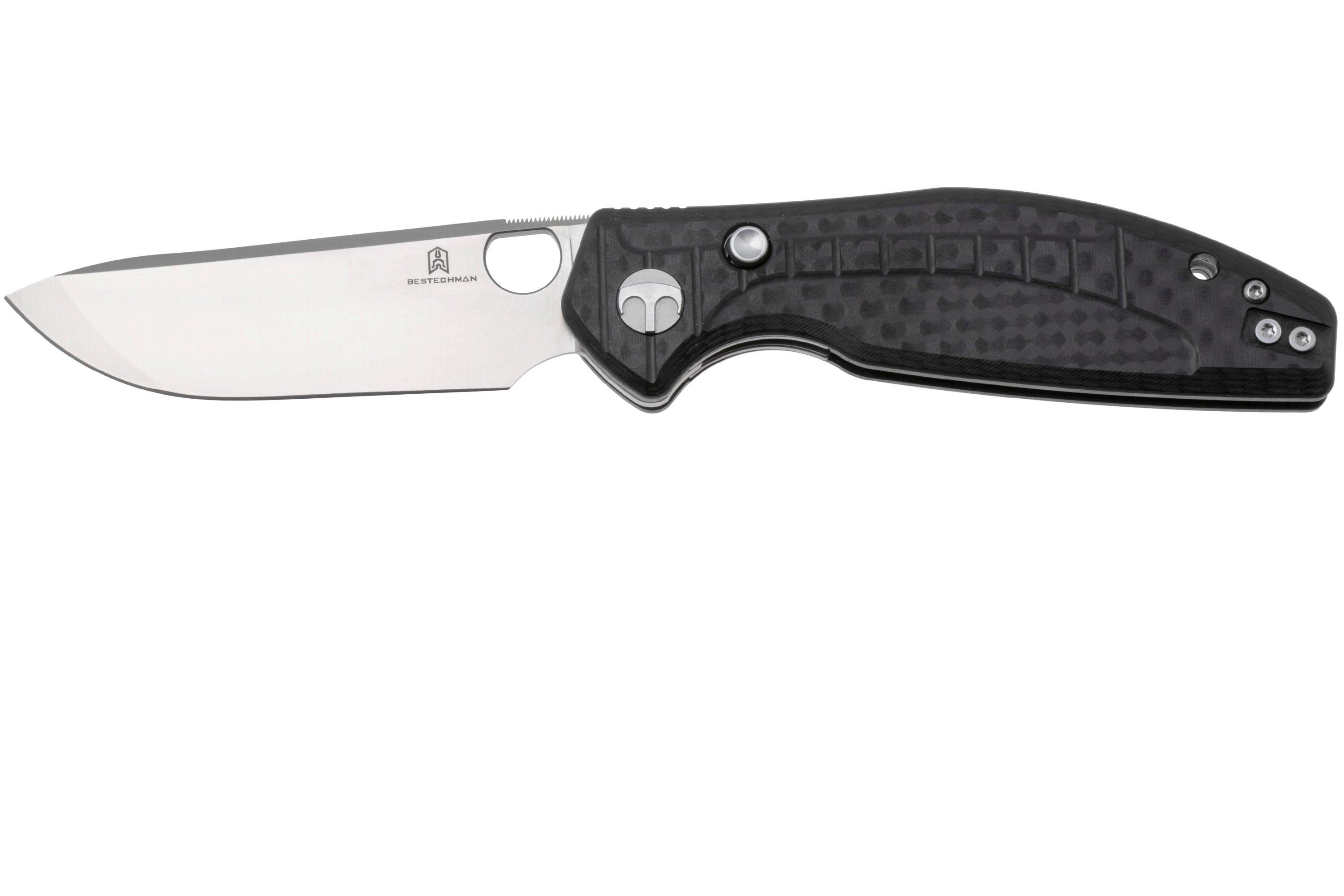 Bestechman Angry Owl BMK12F-1 Satin D2, Carbonfiber, zakmes | Voordelig ...