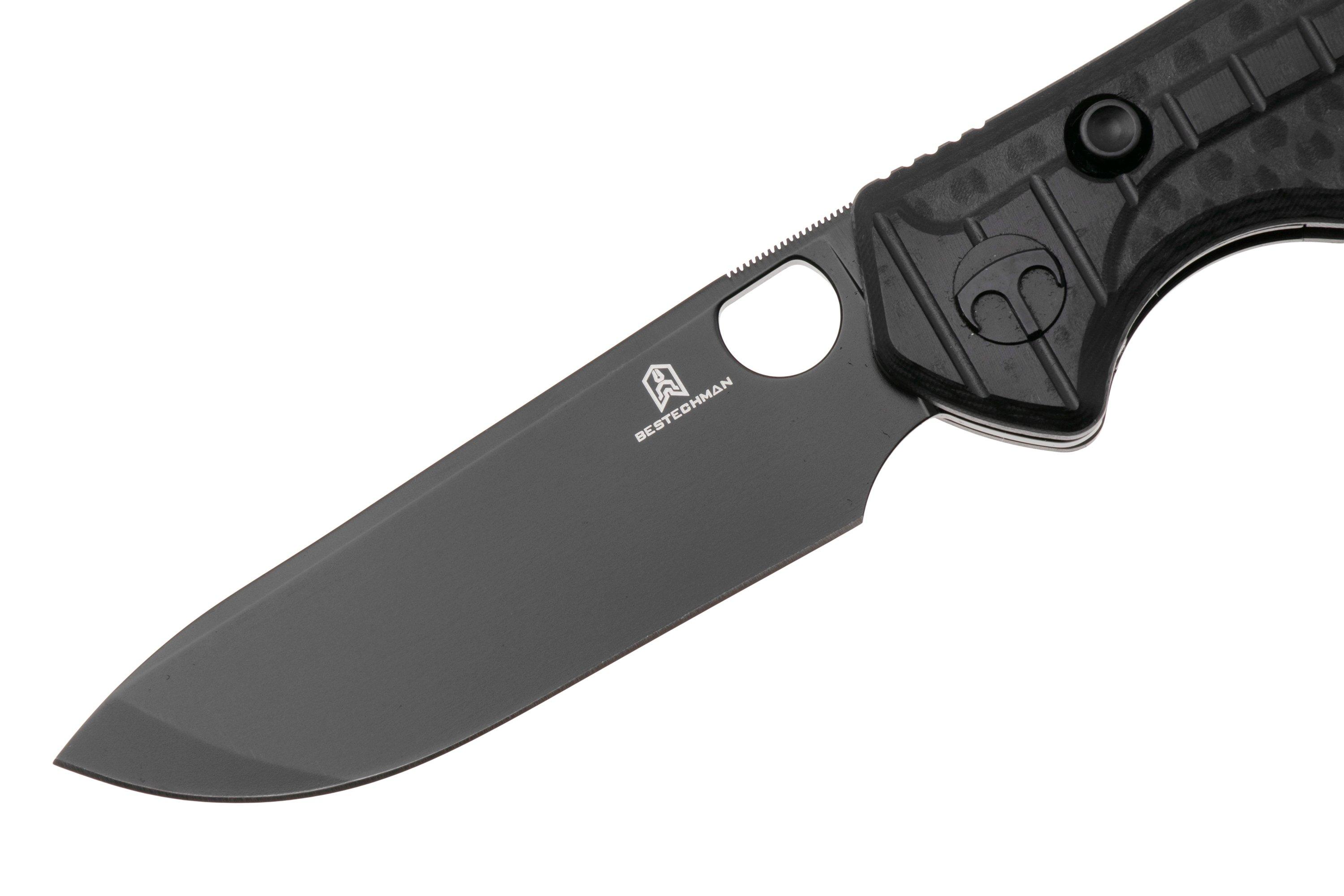 Bestechman Angry Owl BMK12F-2 PVD D2, Carbonfiber, pocket knife ...