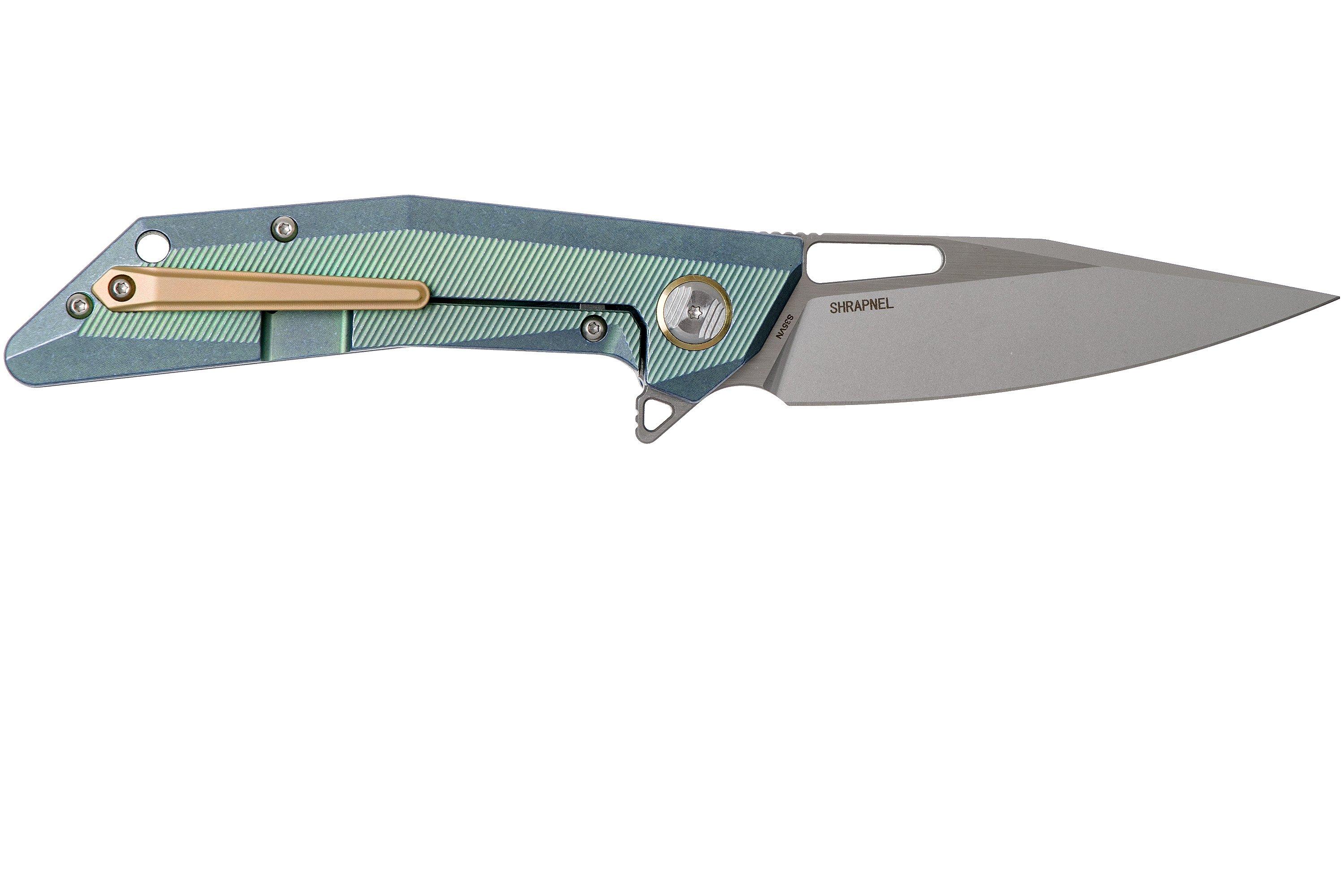 Bestech Knives Shrapnel Green BT1802B pocket knife | Advantageously ...