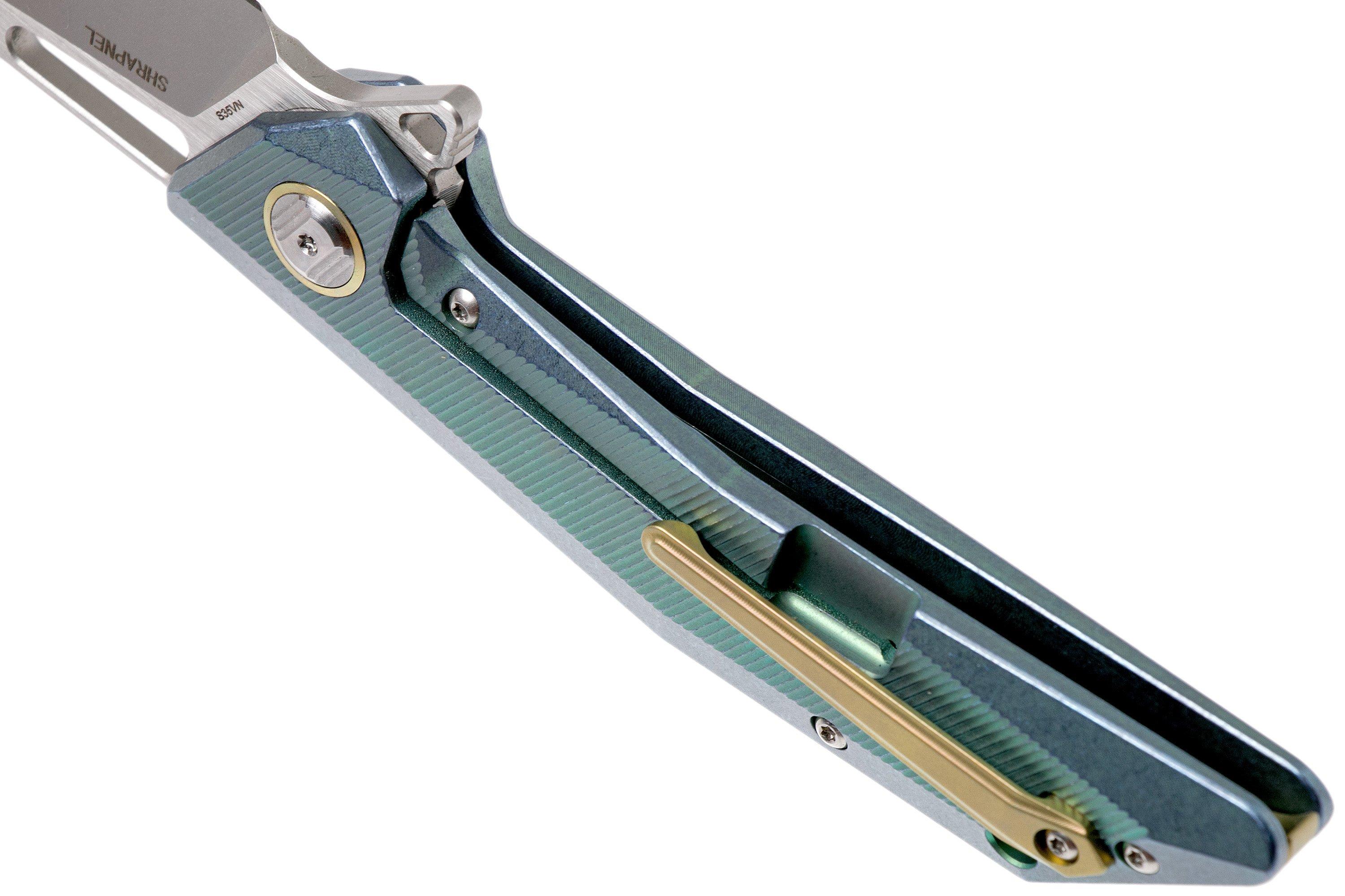 Bestech Knives Shrapnel Green BT1802B pocket knife | Advantageously ...