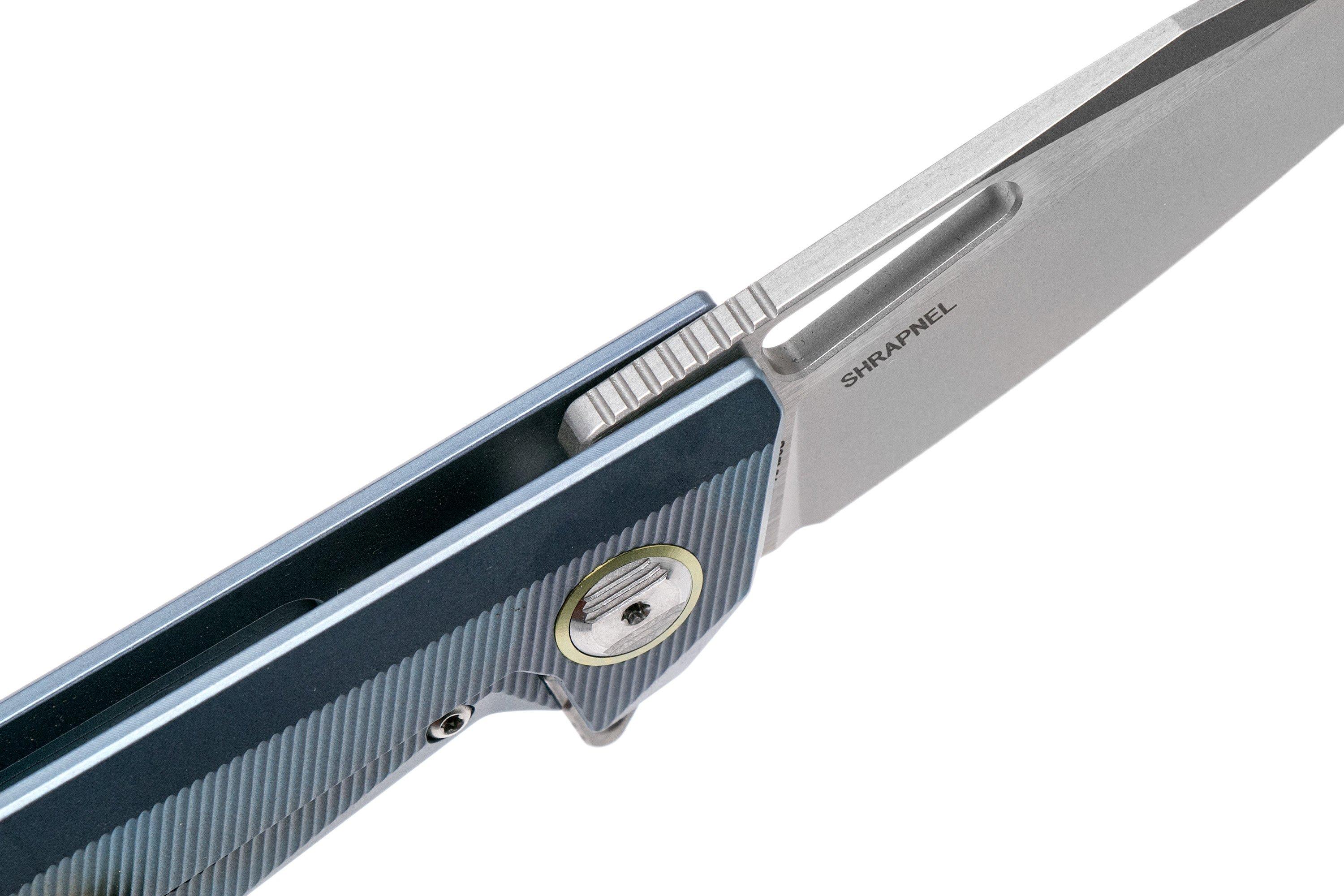 Bestech Knives Shrapnel Blue BT1802C pocket knife | Advantageously ...