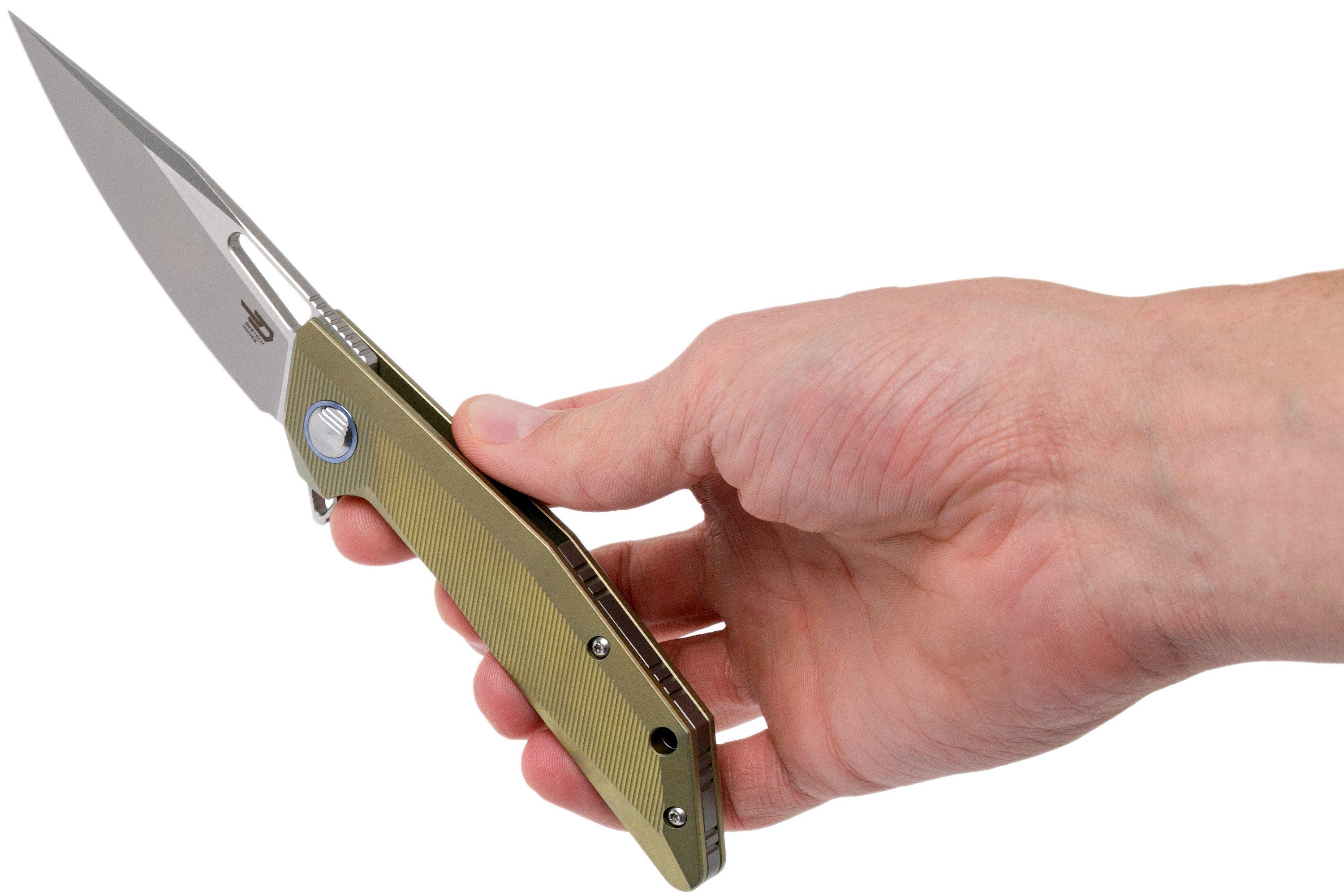 Bestech Knives Shrapnel Gold BT1802D pocket knife | Advantageously ...