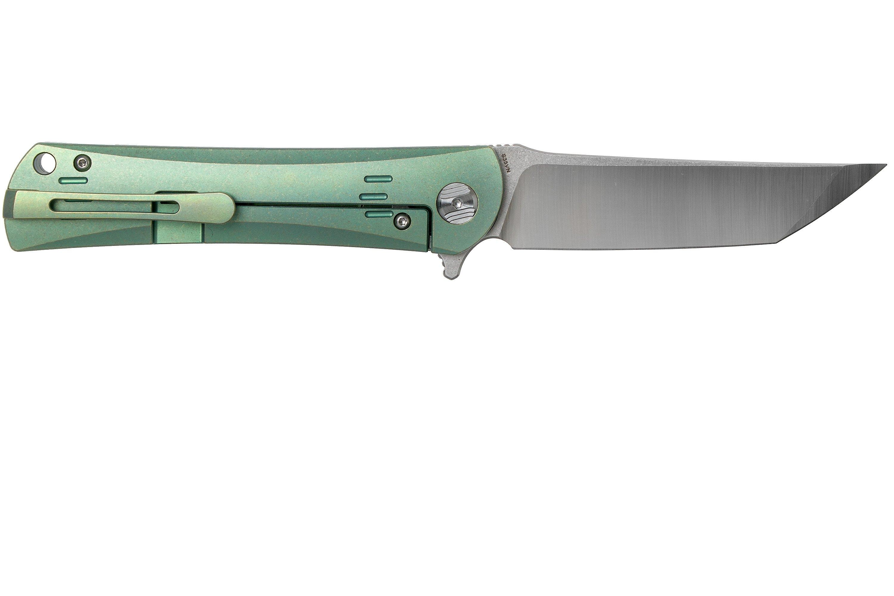 Bestech Kendo Titanium BT1903E Green pocket knife | Advantageously ...
