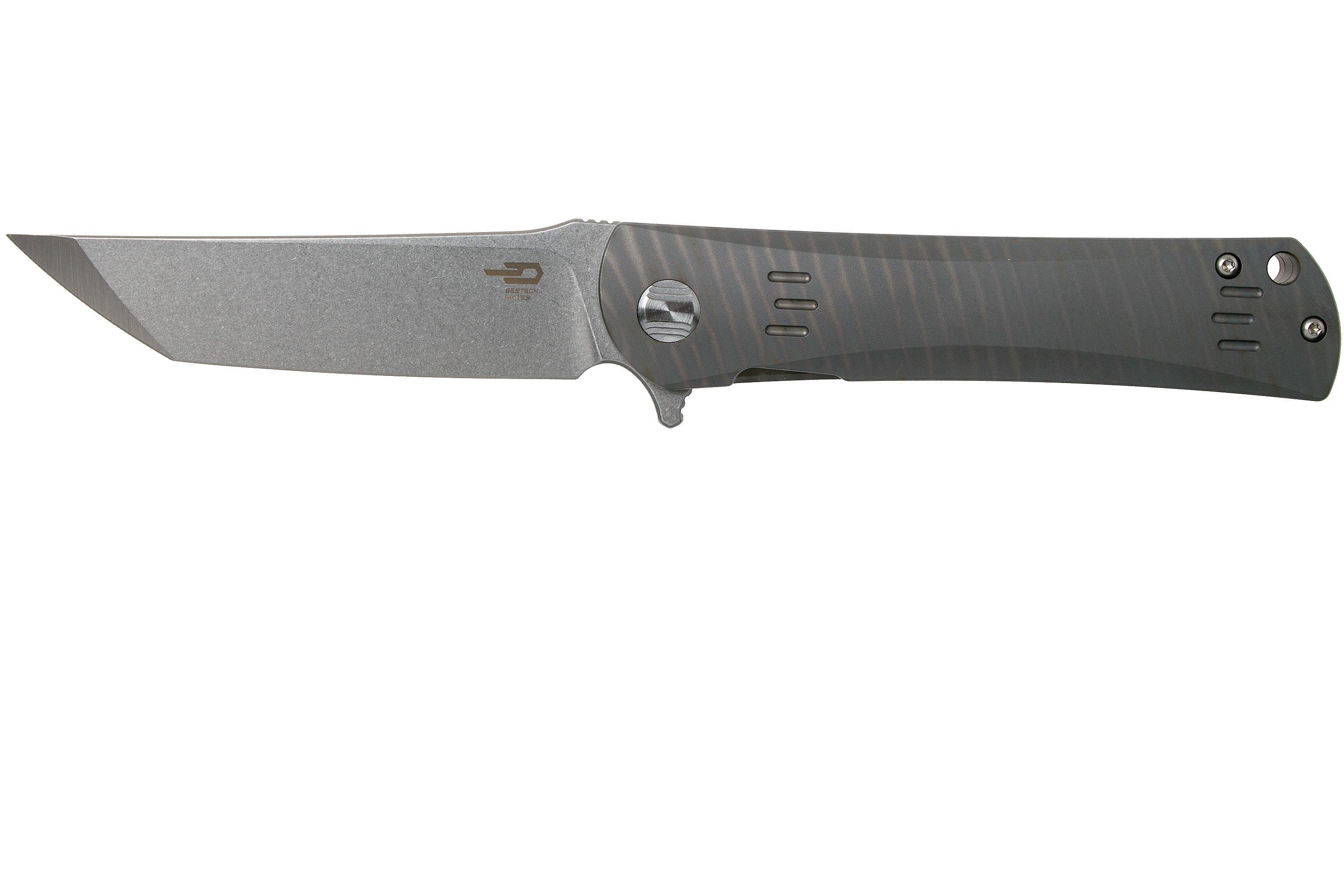 Bestech Kendo Titanium BT1903F Striped pocket knife | Advantageously ...
