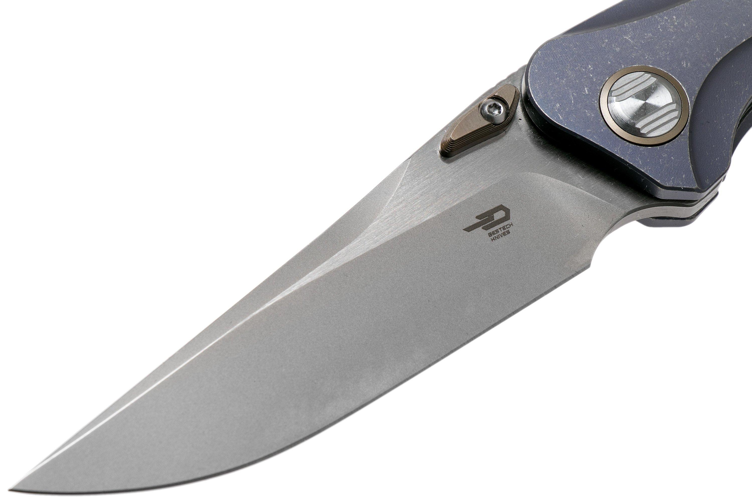 Bestech Supersonic BT1908B Satin – Blue pocket knife | Advantageously ...