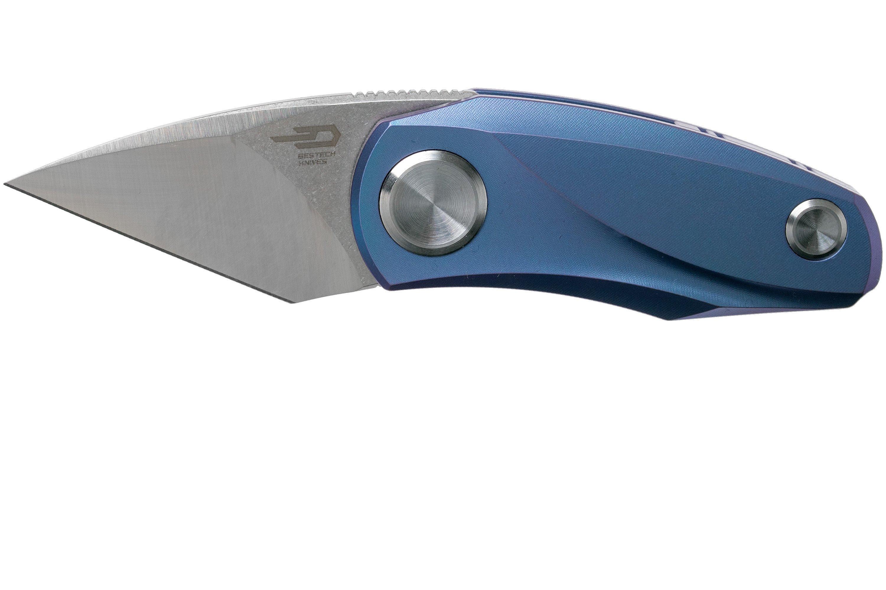 Bestech Tulip Ball Lock Blue BT1912B pocket knife, Ostap Hel design ...