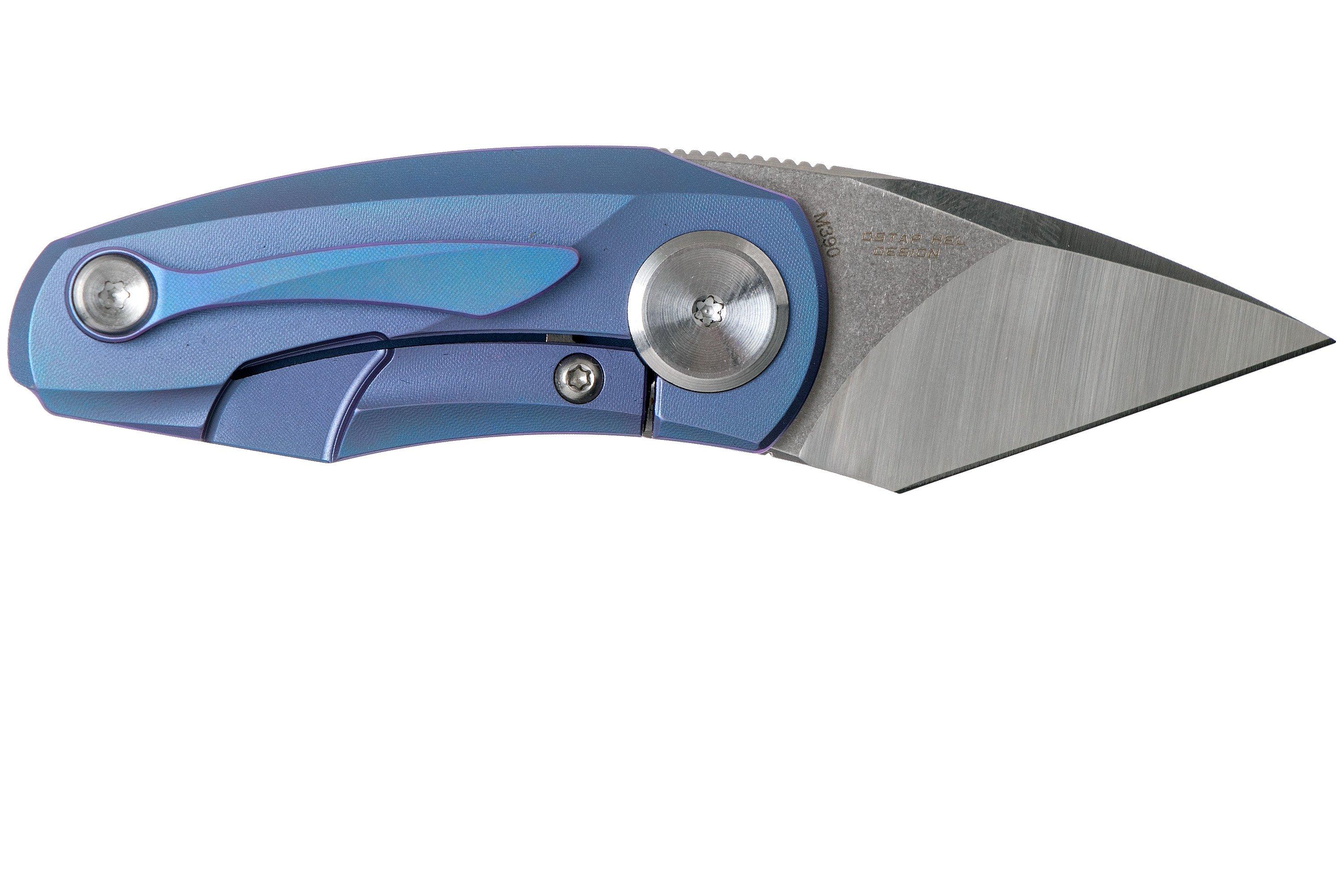 Bestech Tulip Frame Lock Blue BT1913B pocket knife, Ostap Hel design ...