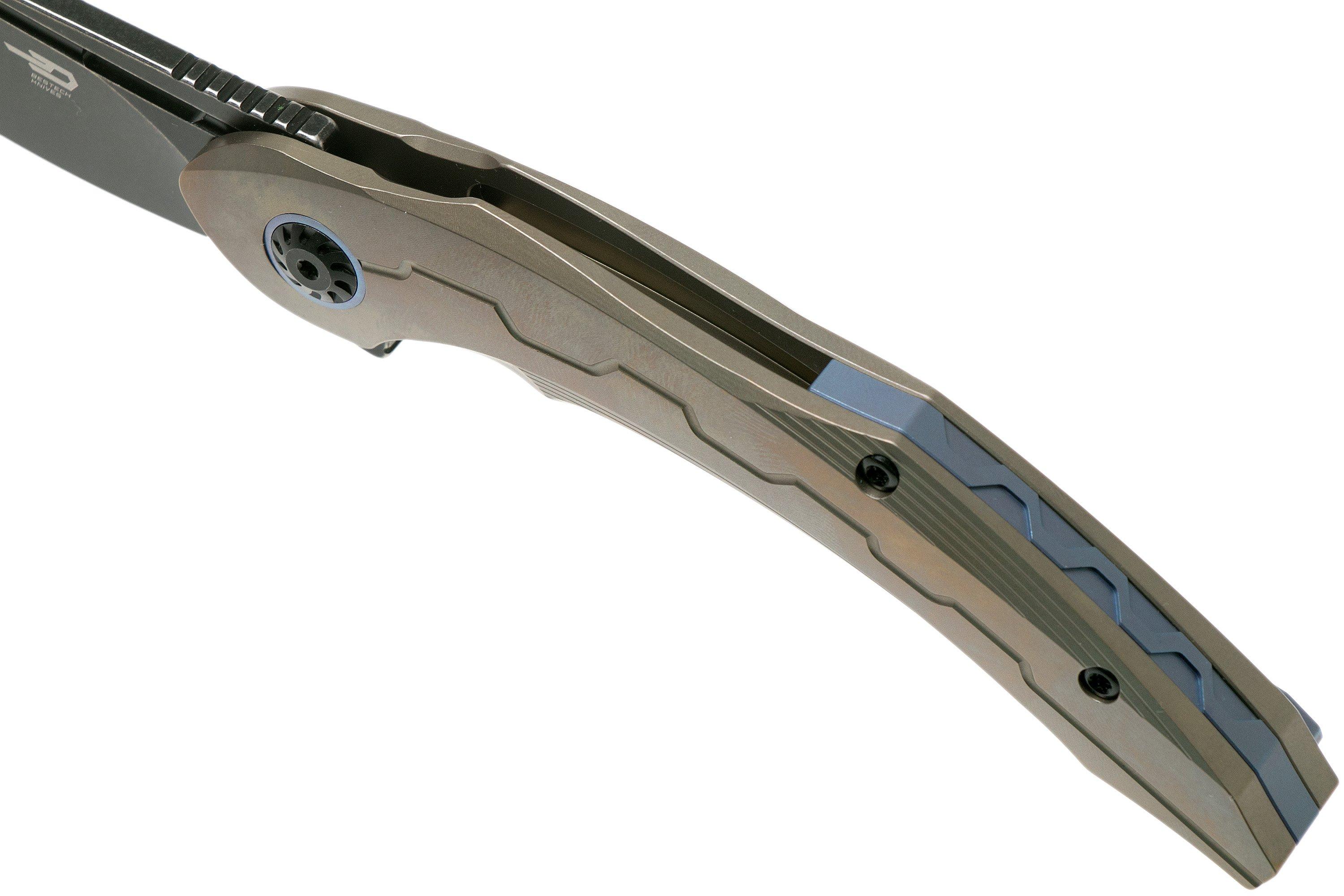 Bestech Marukka BT2002C Bronze pocket knife, Kombou design ...