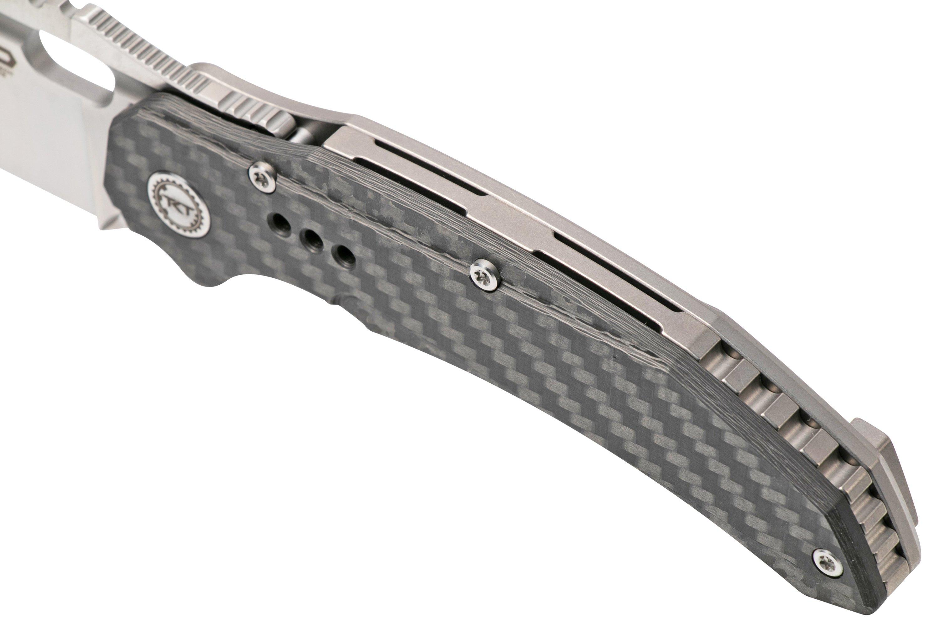 Bestech Exploit BT2005E Satin, Titanium & Carbon fibre, pocket knife ...