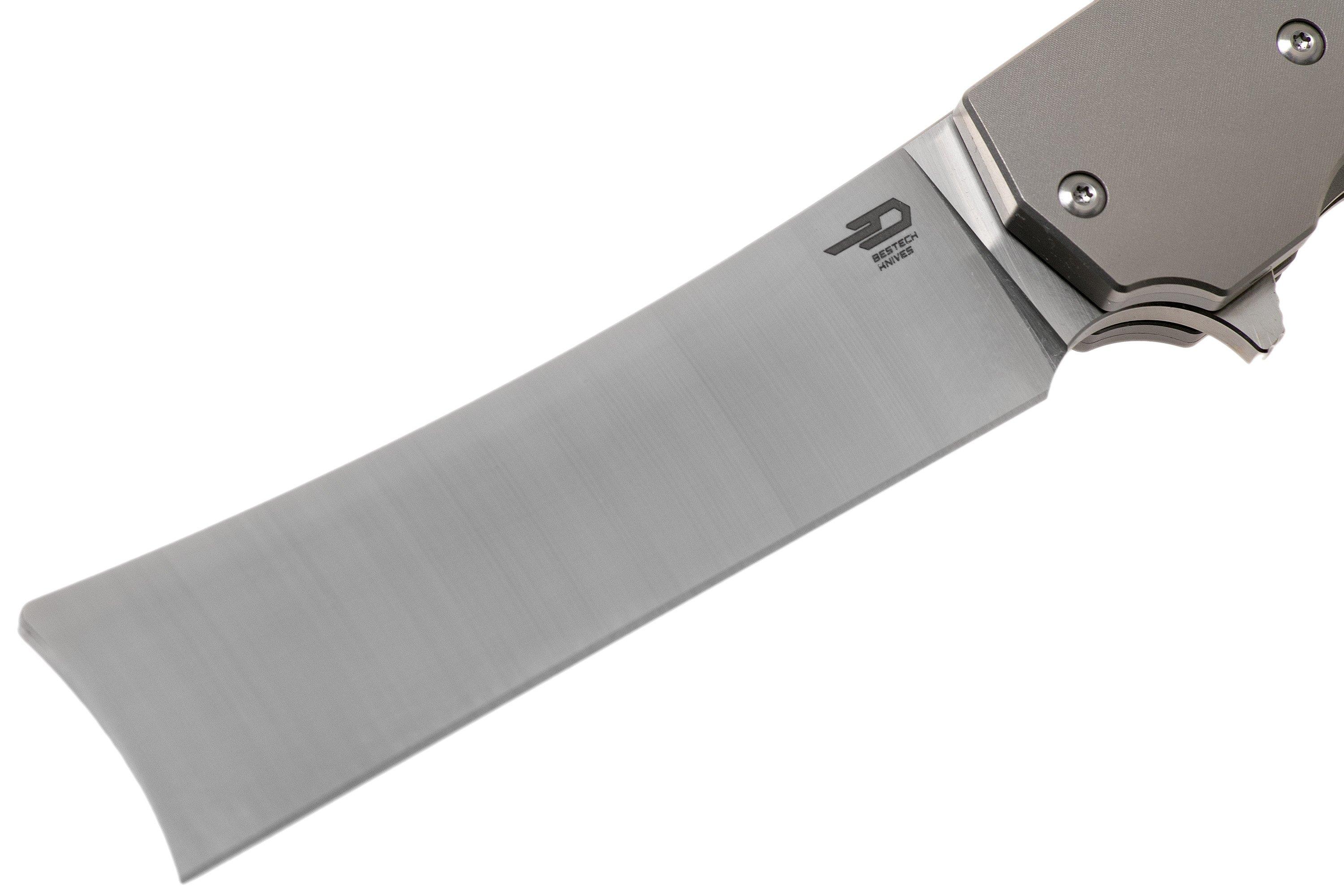Bestech Spanish Tip Razor BT2101A Black Orange Carbonfiber zakmes ...